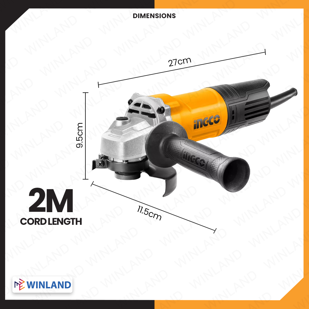 Ingco by Winland Angle Grinder 750W and Impact Drill 680W ING-SS ...