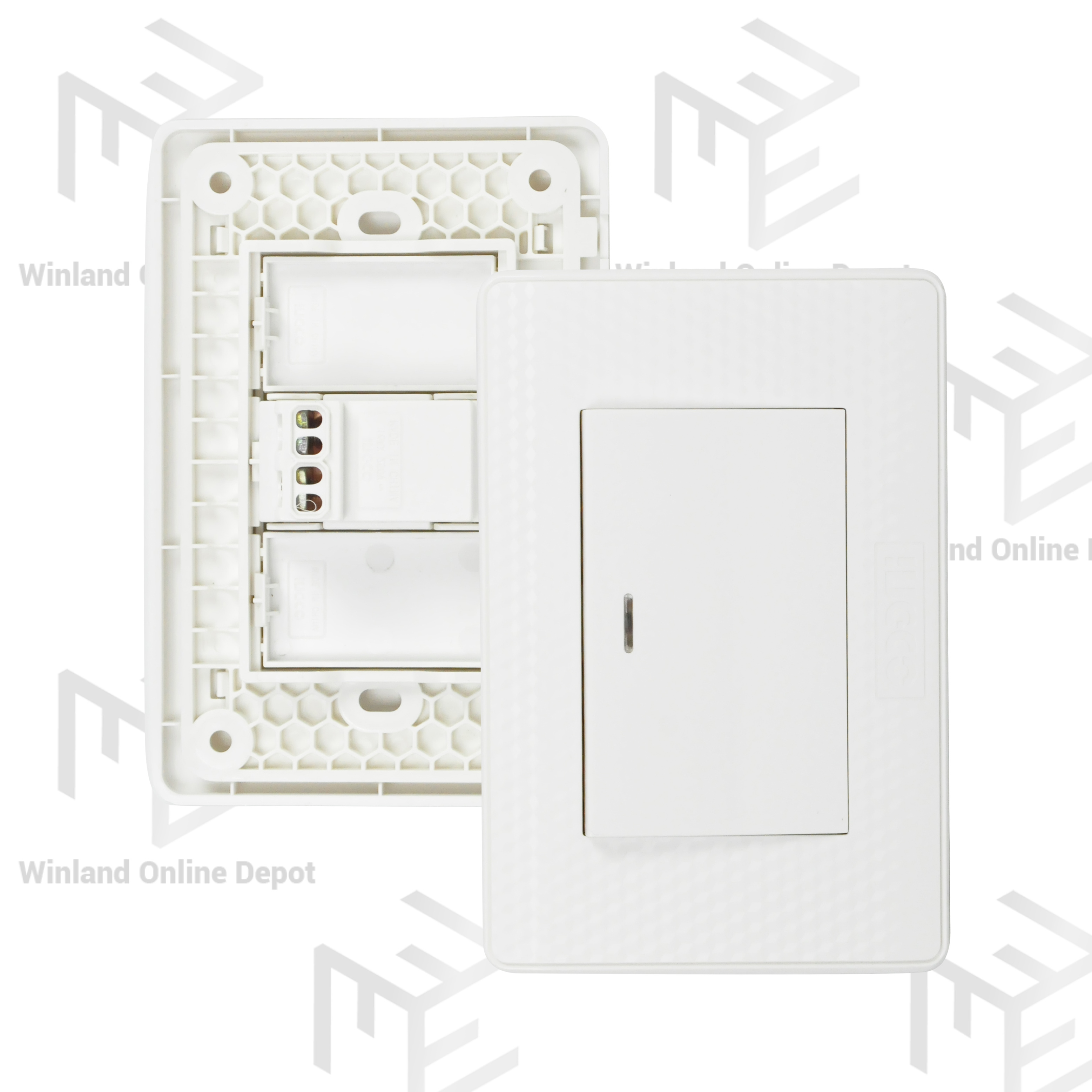 Ingco by Winland 1-Gang Switch 110/250V~ | 50/60Hz 118 x 80mm ...
