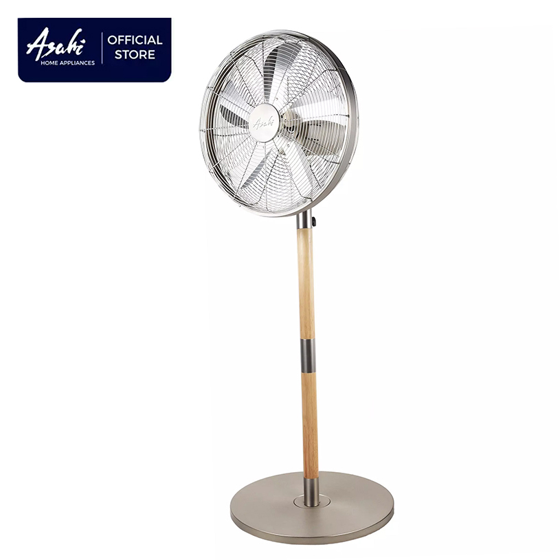 Asahi by Winland Asahi Retro Jet Wood Stand Fan 16" | Asahi Electric ...