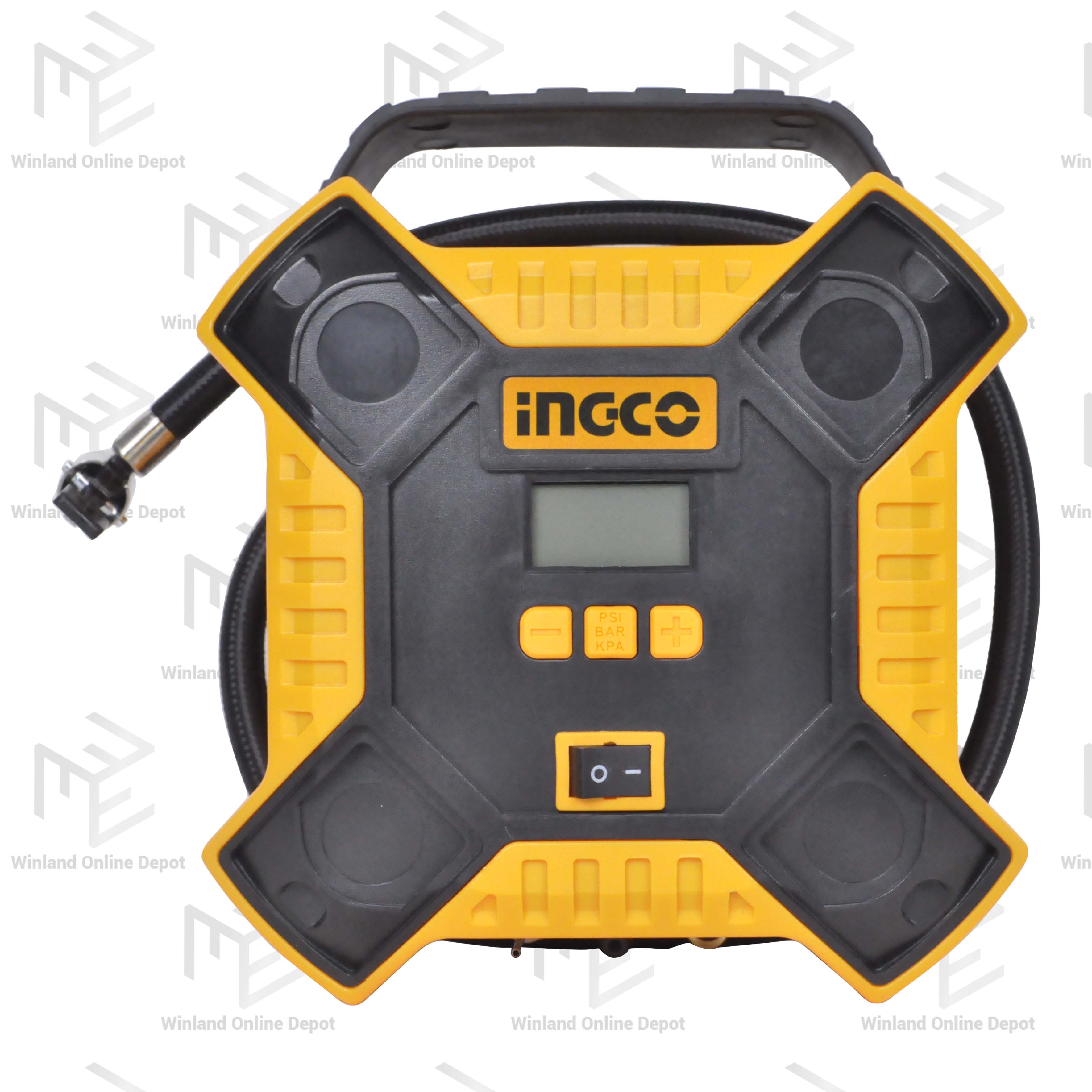 INGCO by Winland Digital Auto Car Air Compressor w/ LED Light AAC1601 ...