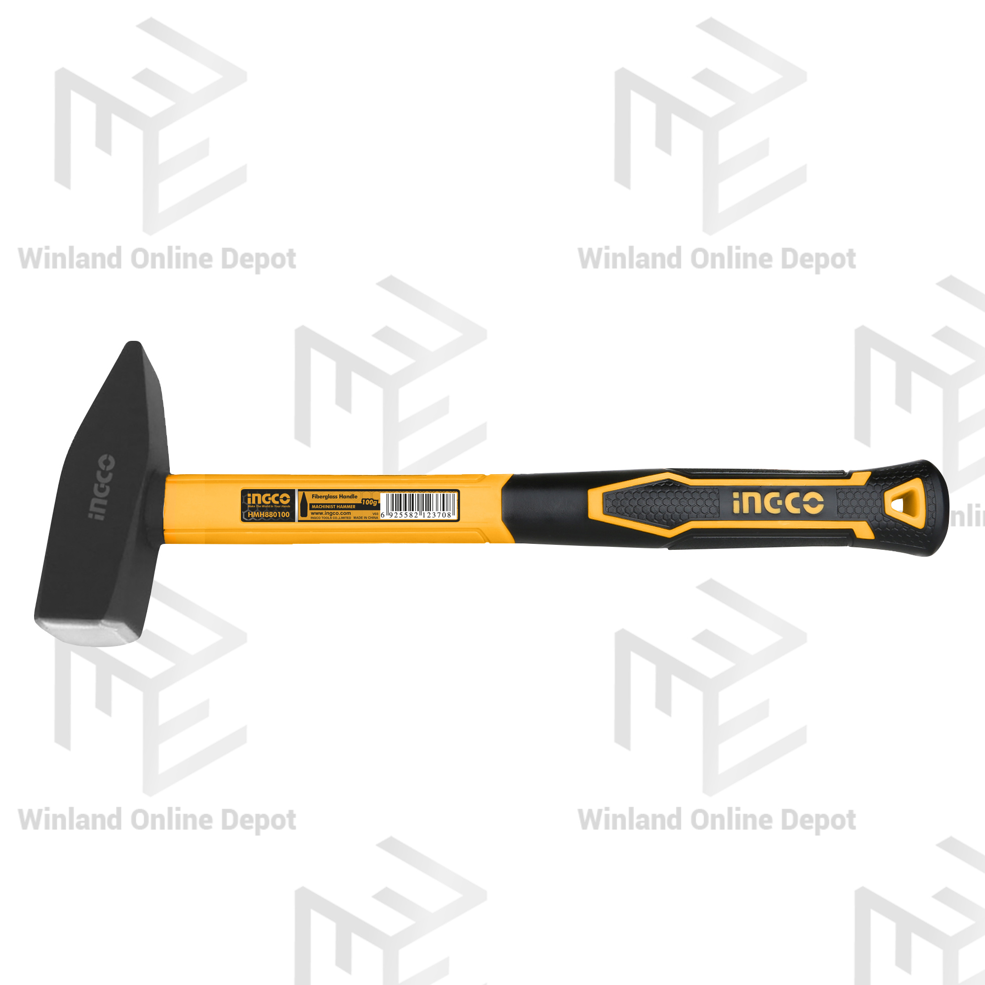 INGCO by Winland Drop-forged Carbon Steel Hammerhead Machinist Hammer ...