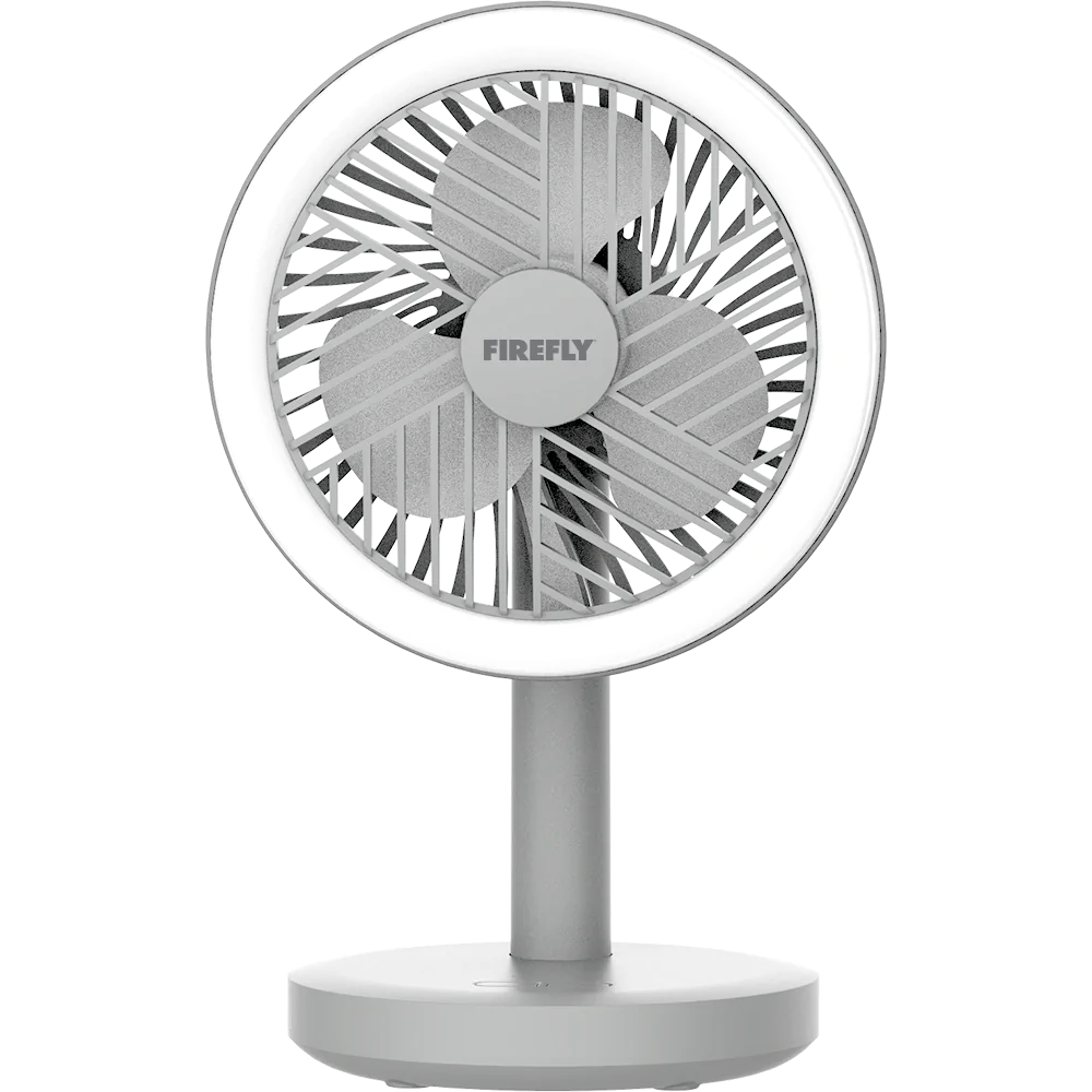 Firefly by Winland Rechargeable Mini Fan with Night Light/Ring Light ...