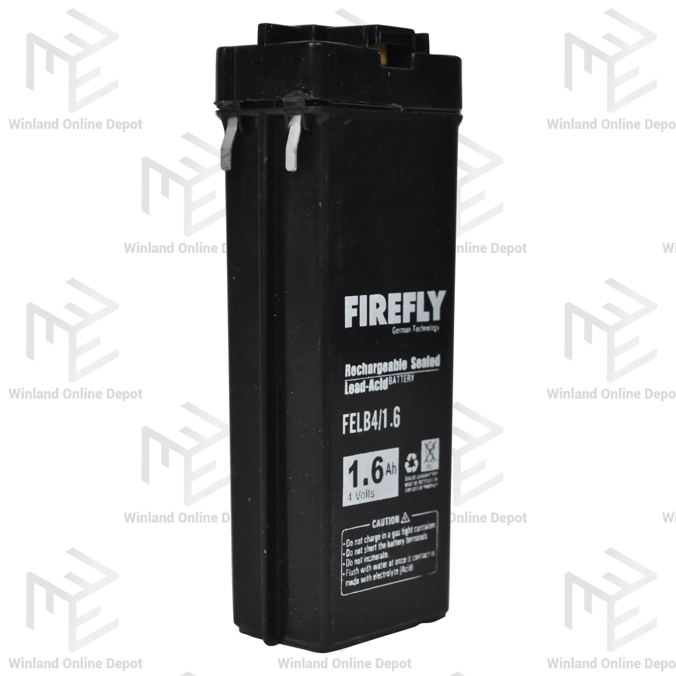 Firefly by Winland FELB4/1.6 Rechargeable Lead Acid Battery 1.6Ah 4V ...