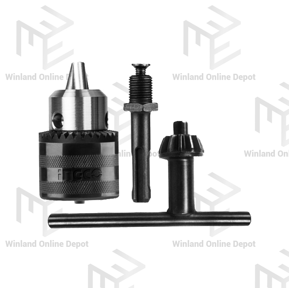 Ingco by Winland 13mm Drill Key Chuck with Adaptor KC1301.1 ING-HT ...