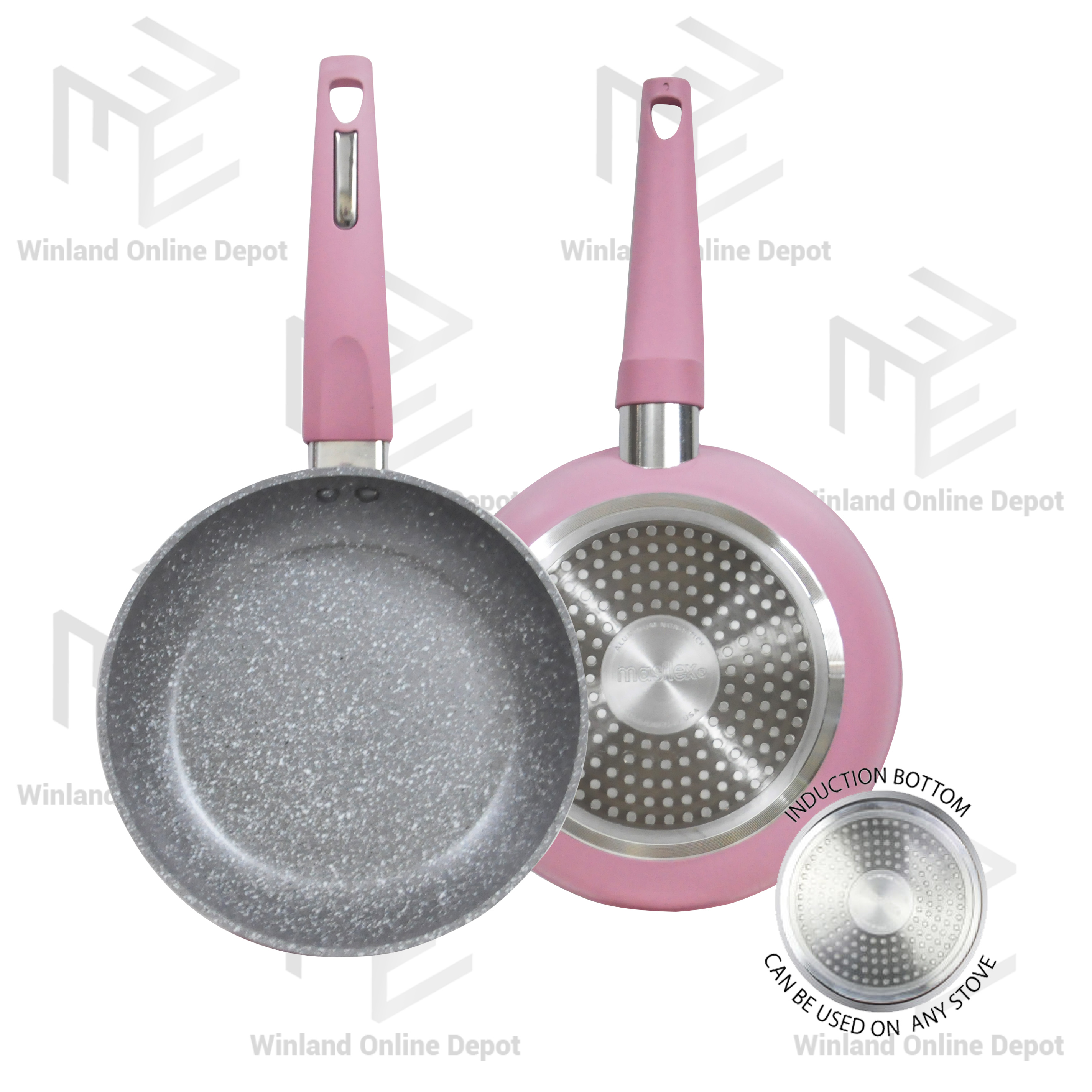 Masflex by Winland Spectrum Aluminum Non Stick Induction Fry Pan 20cm ...