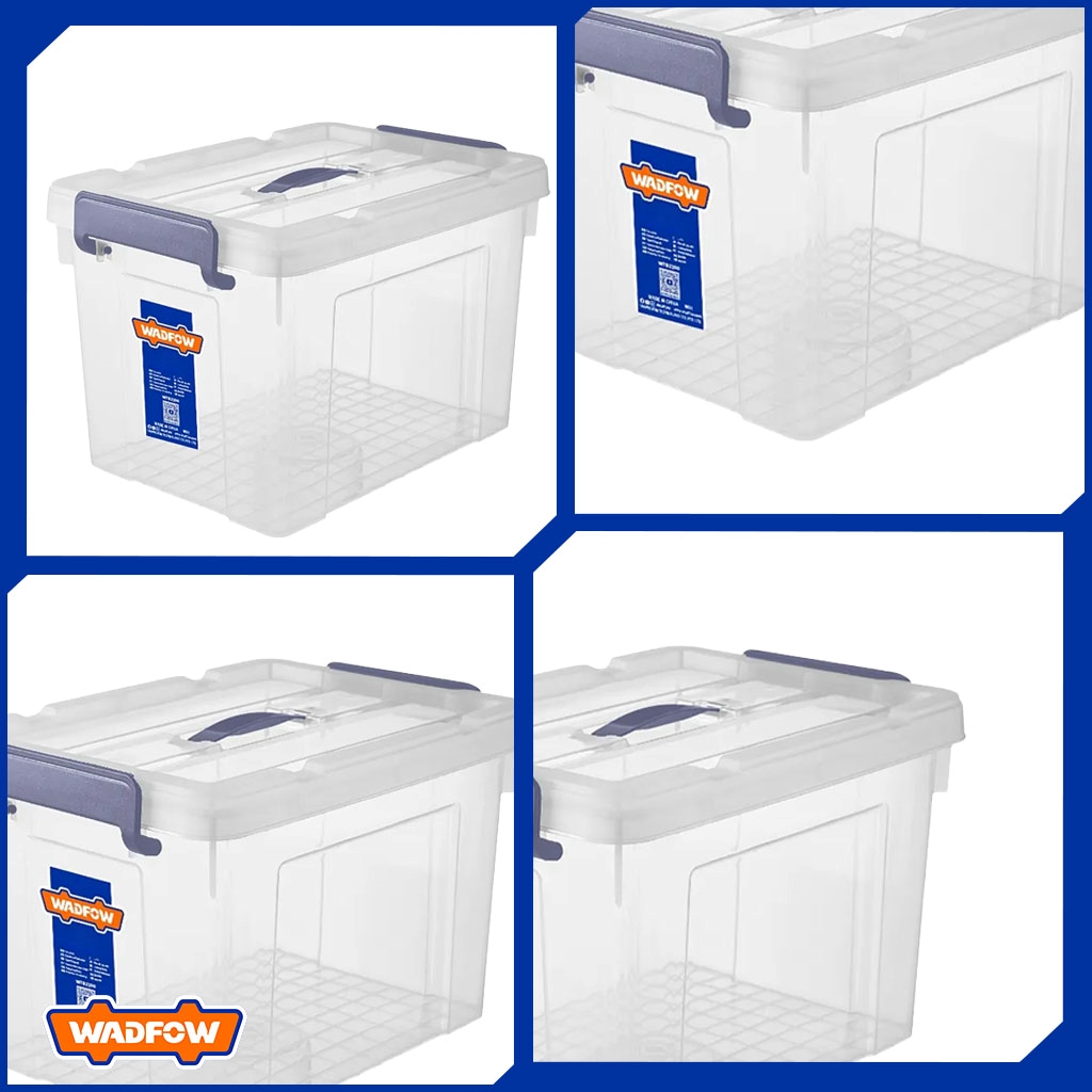 Wadfow by Winland 33Liters-87Liters Transparent Stackable Plastic ...