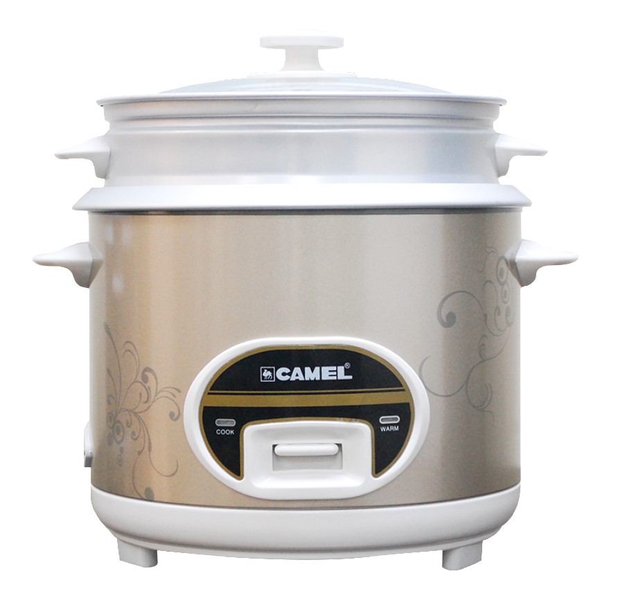 Camel by Winland Rice Cooker with Steamer 2.2L 12 Cups CRC2201S CRC ...