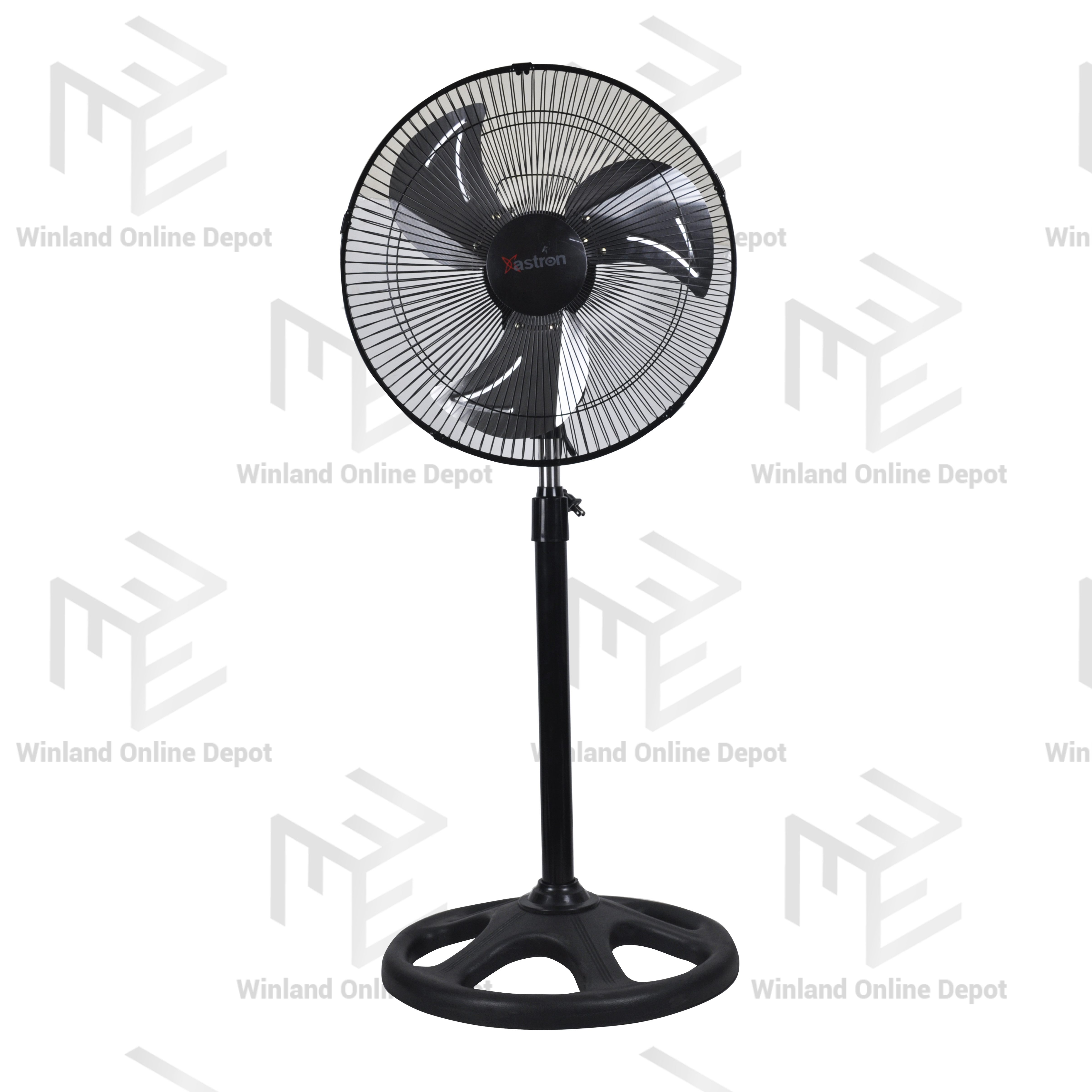 Astron by Winland Orion 16" Stand Fan | Electric Fan 45watts (Black ...