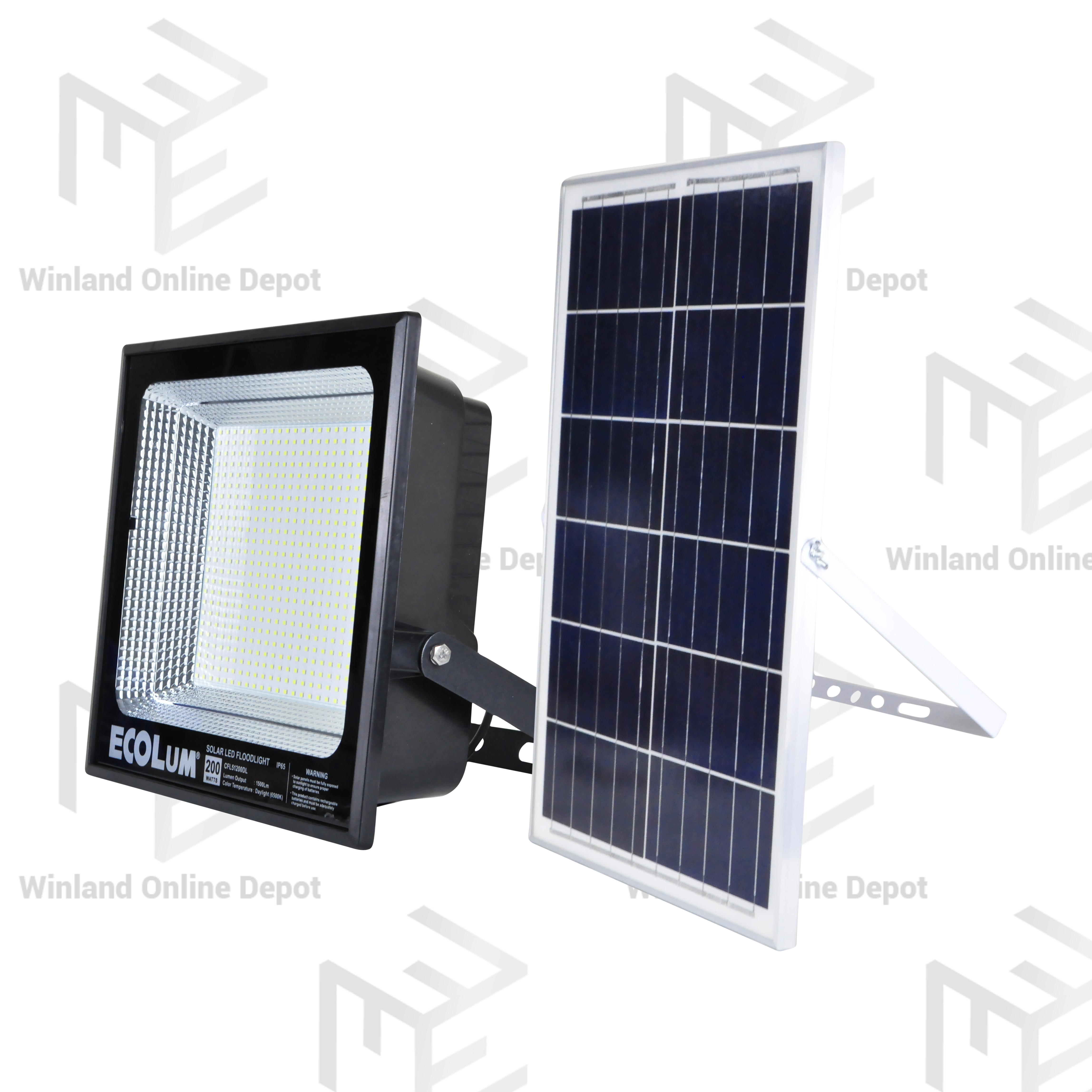 Firefly by Winland ECOLUM Solar Led Floodlight Flood light 200W / 1500 ...