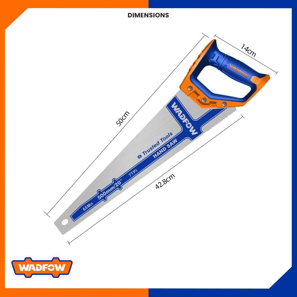 Wadfow by Winland WHW1120 20inches/500mm Fast Cut Hand Saw for Cutting ...