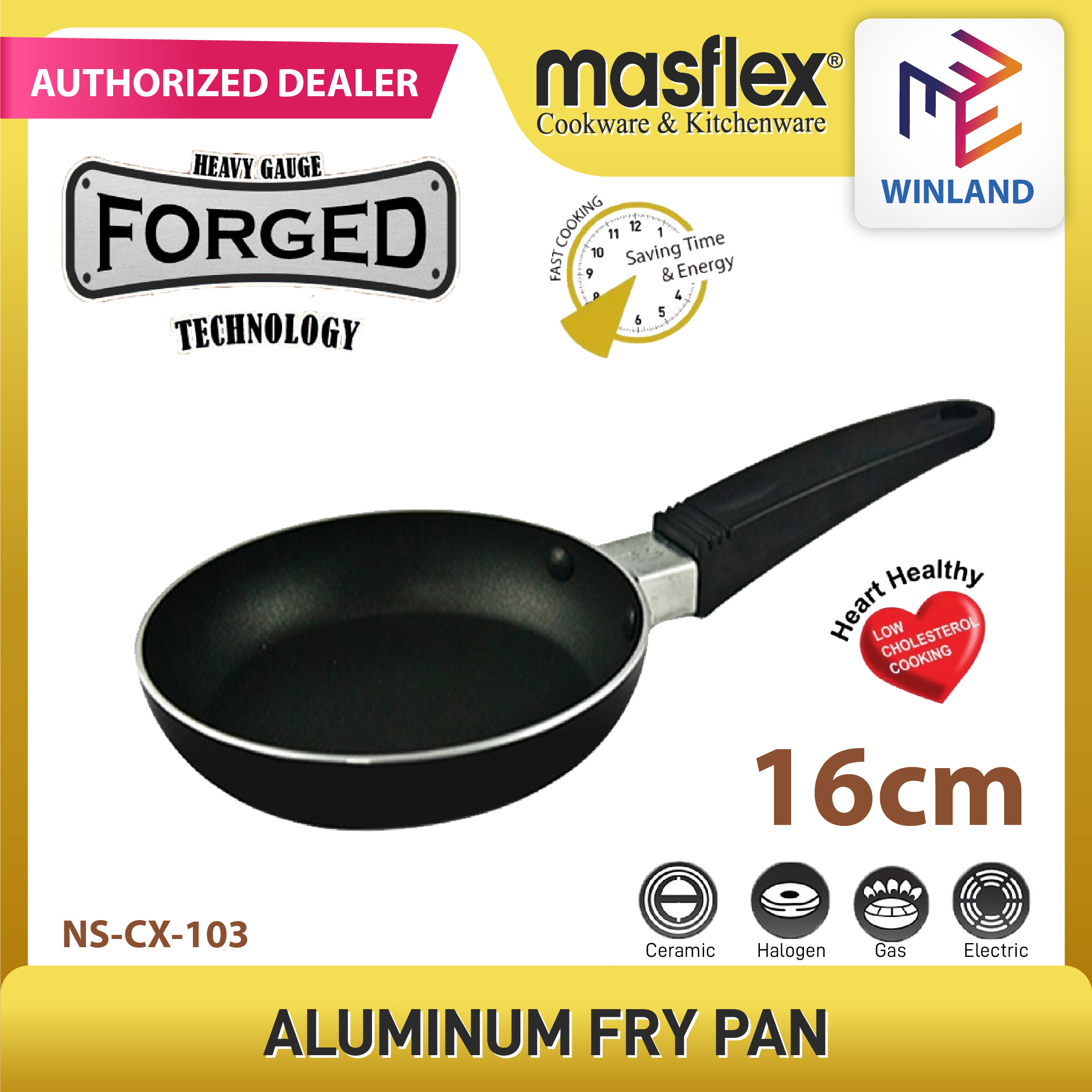 Masflex by Winland Aluminum Non Stick Mini Frying Pan | Lazada PH