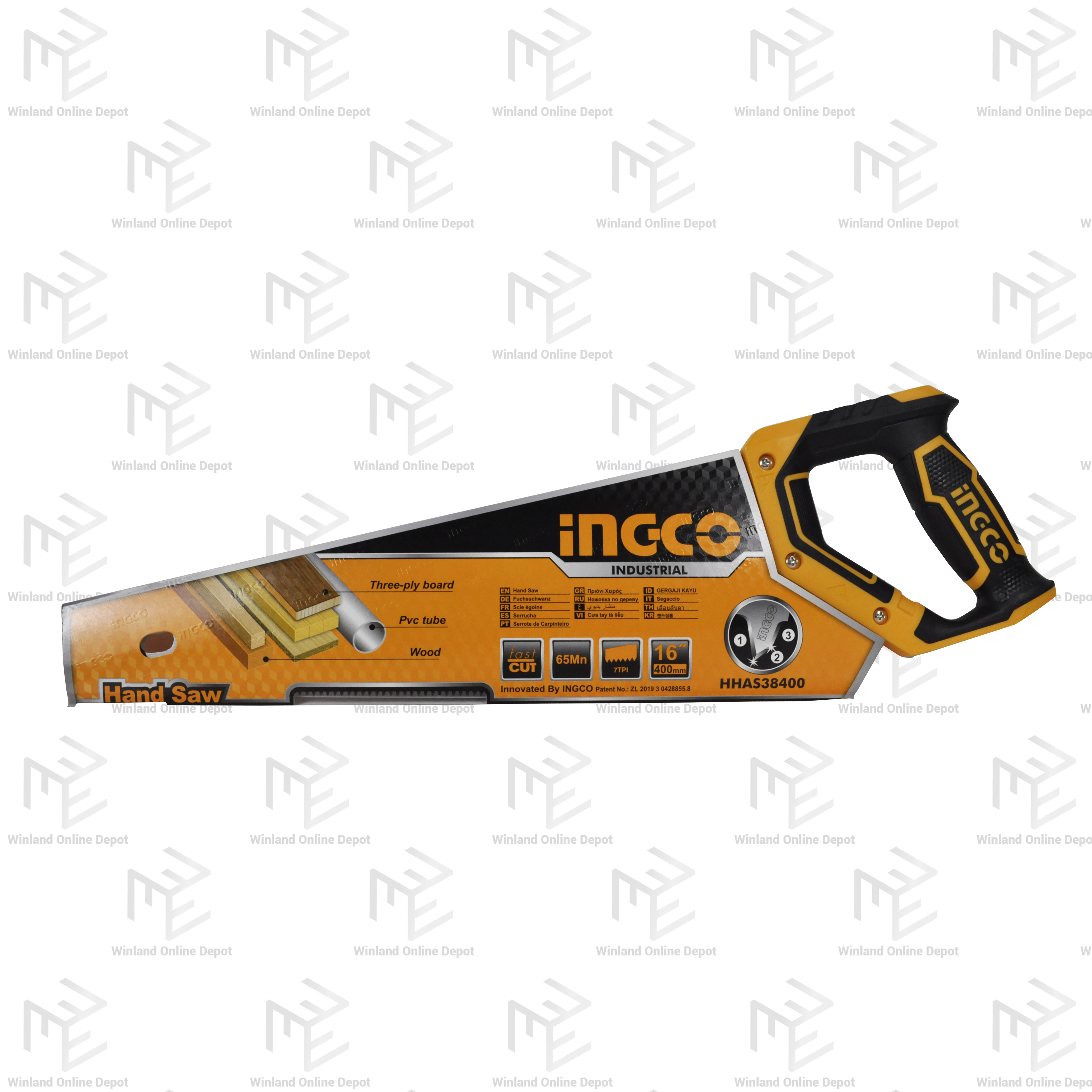 Ingco by Winland Hand Saw Industrial HHAS38400 Saw for Cutting wood ING ...