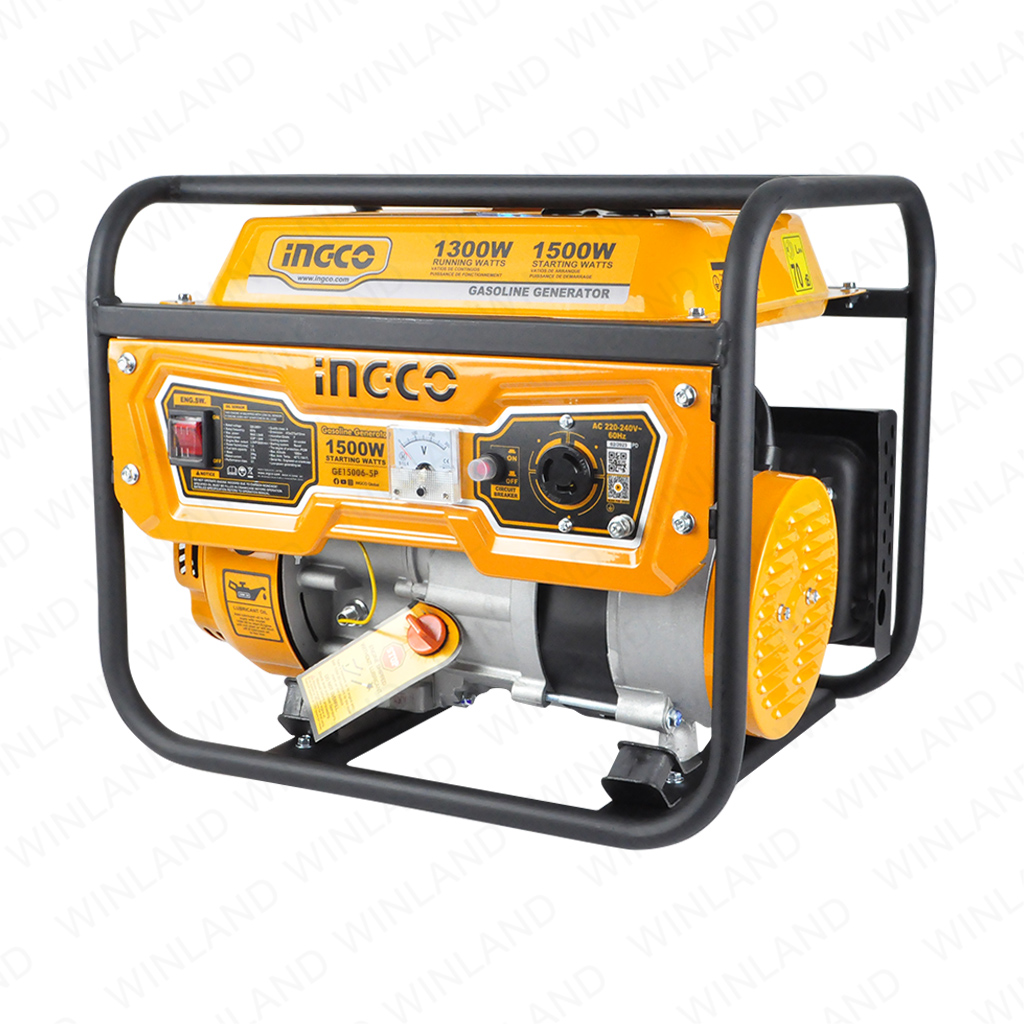 Ingco by Winland 3.5HP | 1500W/1300W Gasoline Generator GE15006-5P ING ...