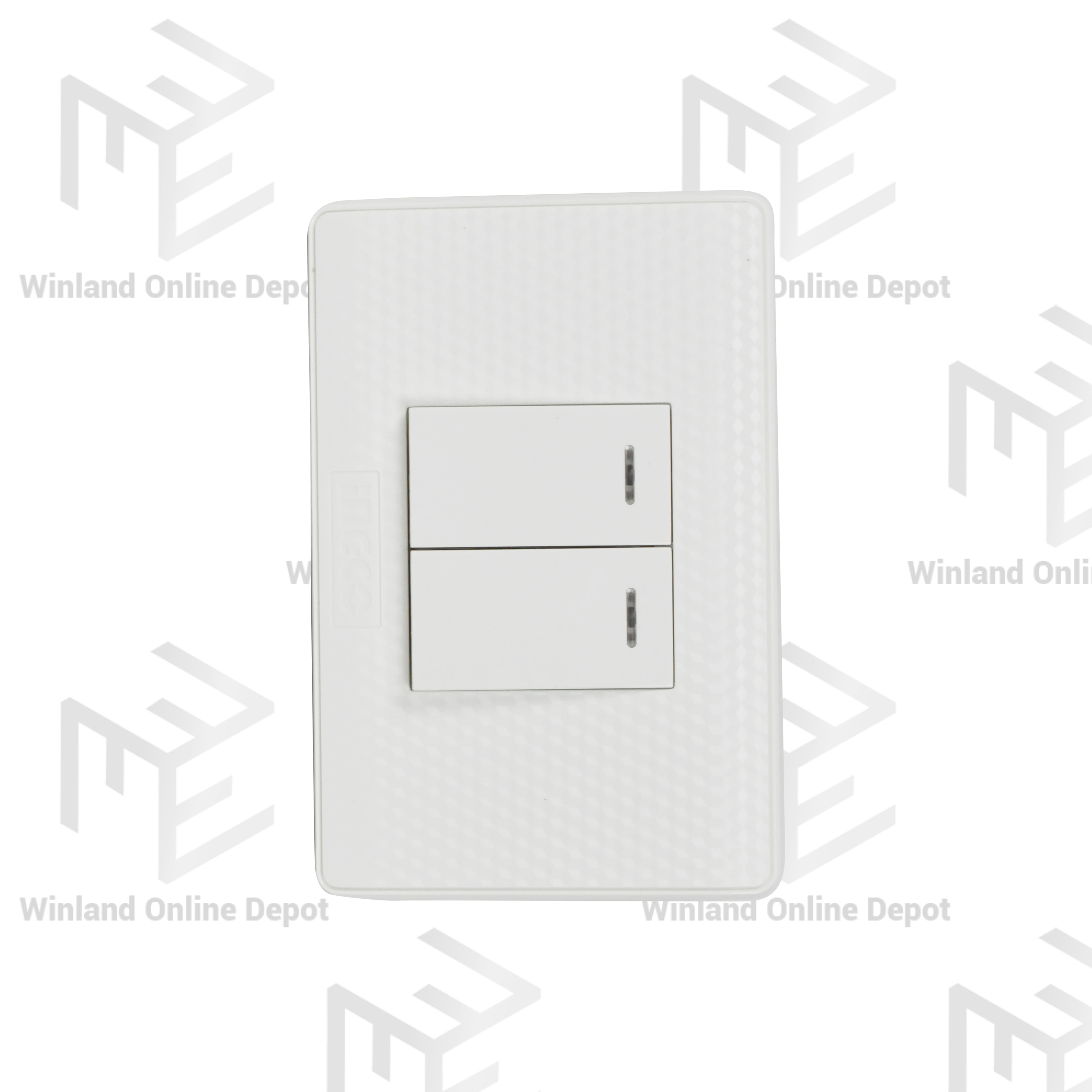 INGCO by Winland 2-Gang 1-Way Universal Switch Outlet 110/250V~ | 50 ...