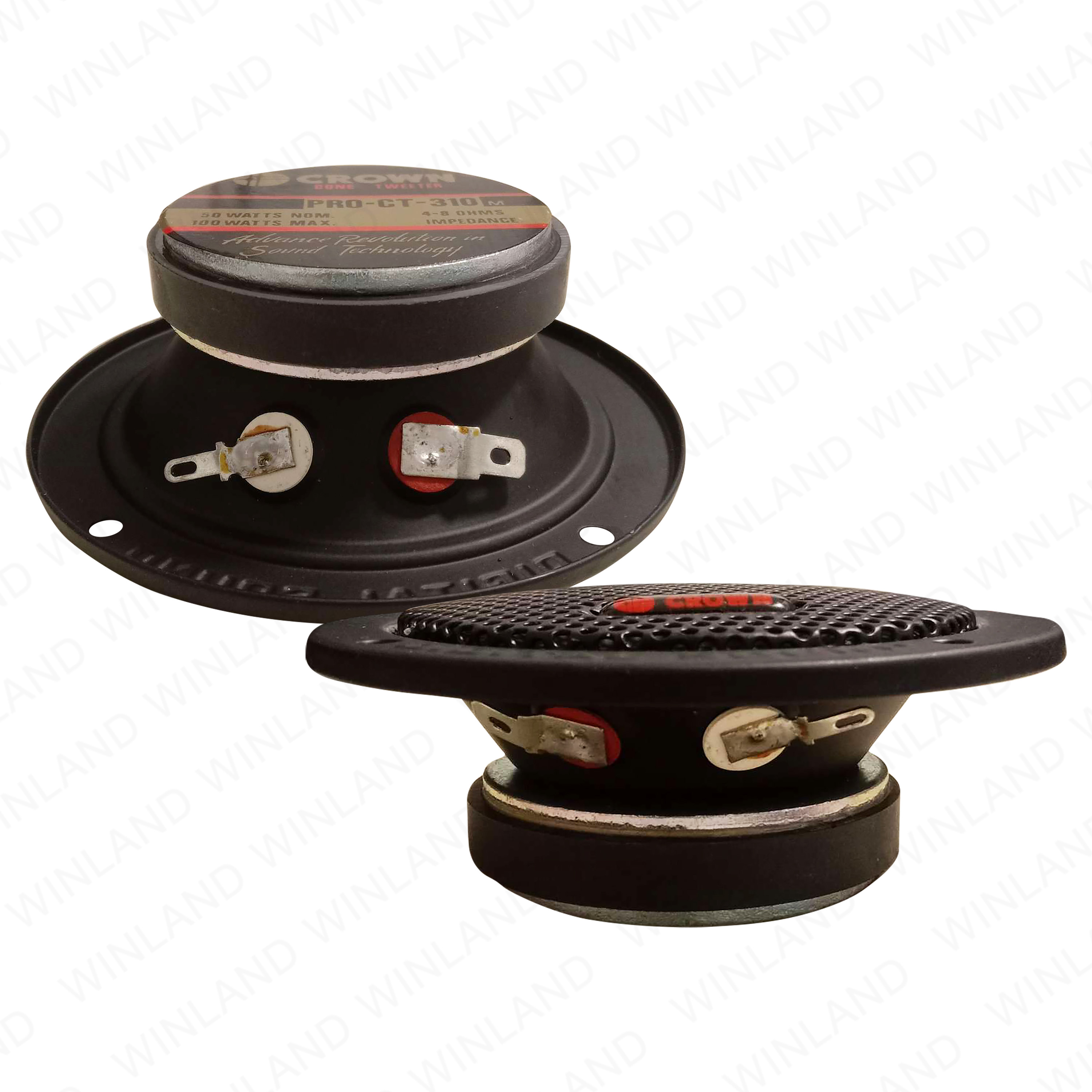 Crown by Winland Professional Midrange & Tweeter 3inch 50-100W 8ohms ...