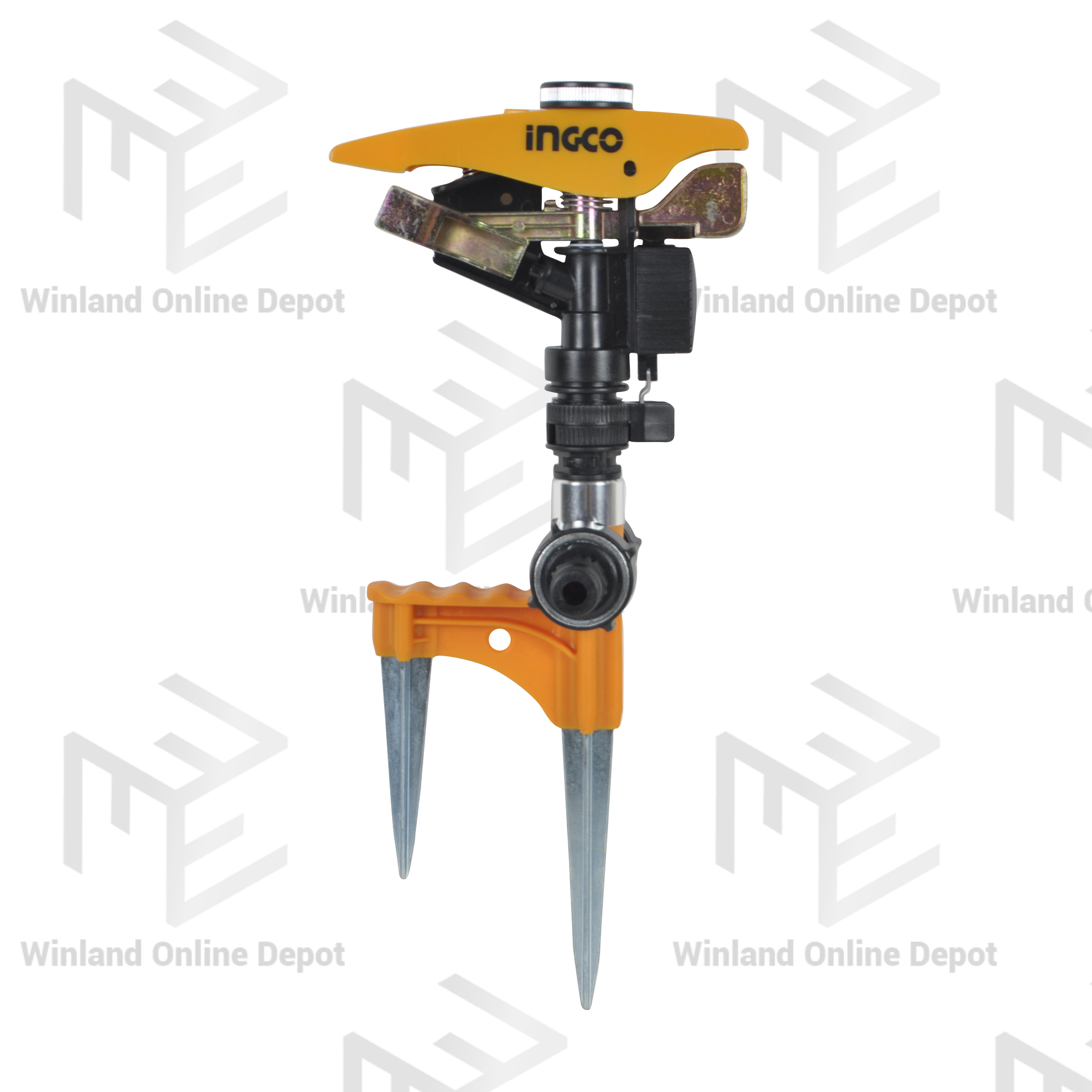 INGCO by Winland HPS0402 Pulsating Garden Water Sprinkler Sprayer 180 ...