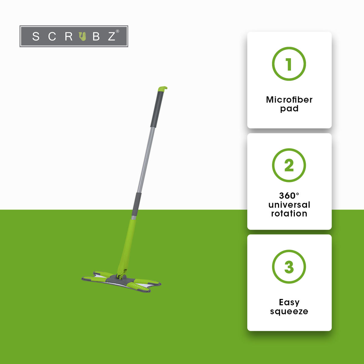 Scrubz by Winland Heavy Duty Cleaning Essentials Easy Grip Premium ...