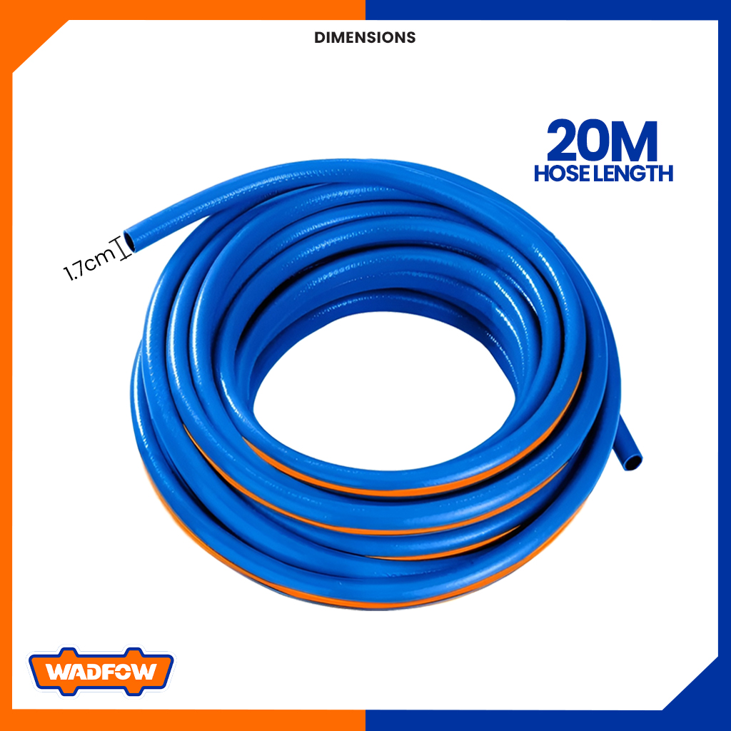 Wadfow by Winland 1/2" PVC Garden Spray Hose 20M x 1/2" [ WYP1E20 ] WAD ...