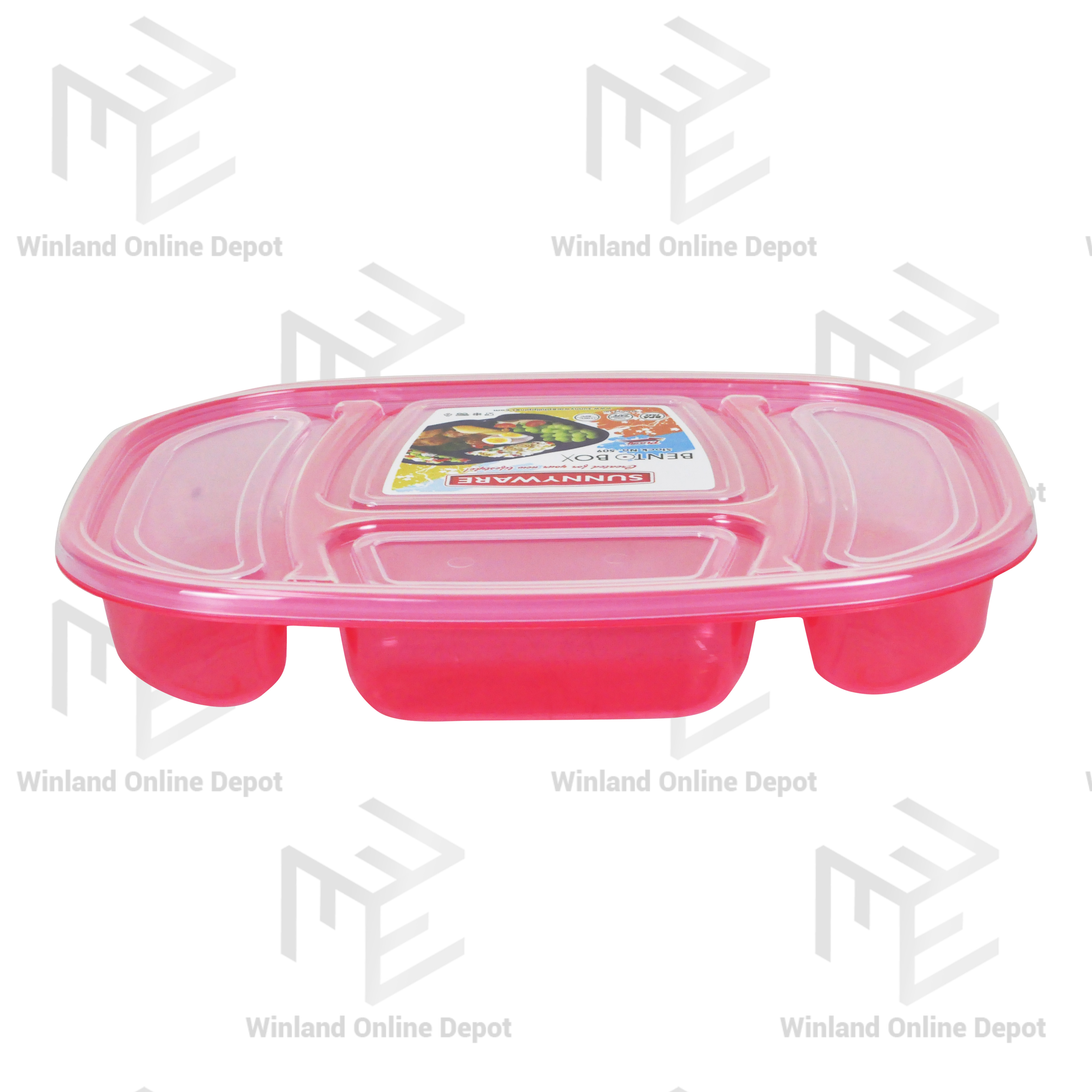 Sunnyware by Winland 0.85Liters | 850mL Bento Box / Lunch Box with 4 ...