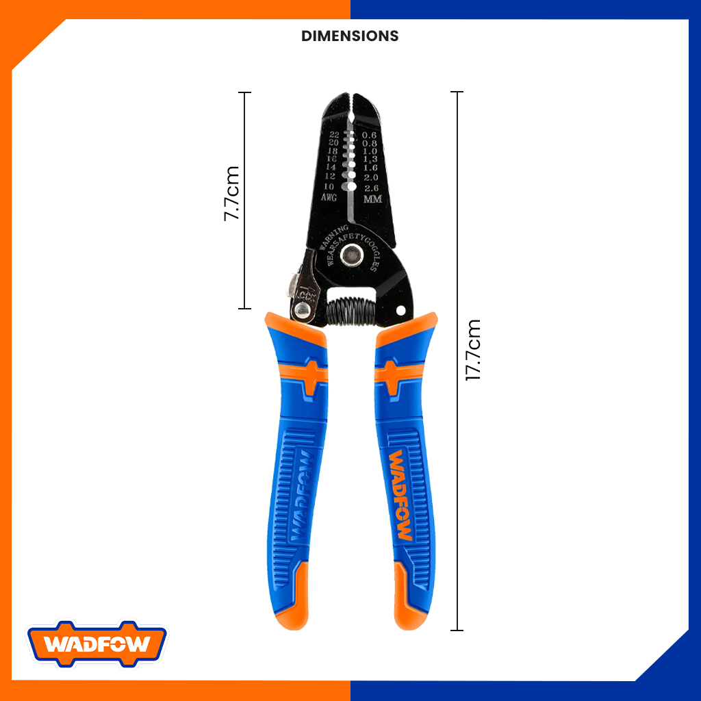Wadfow by Winland Wire Stripper 7"/180mm with sharp edge for cutting ...