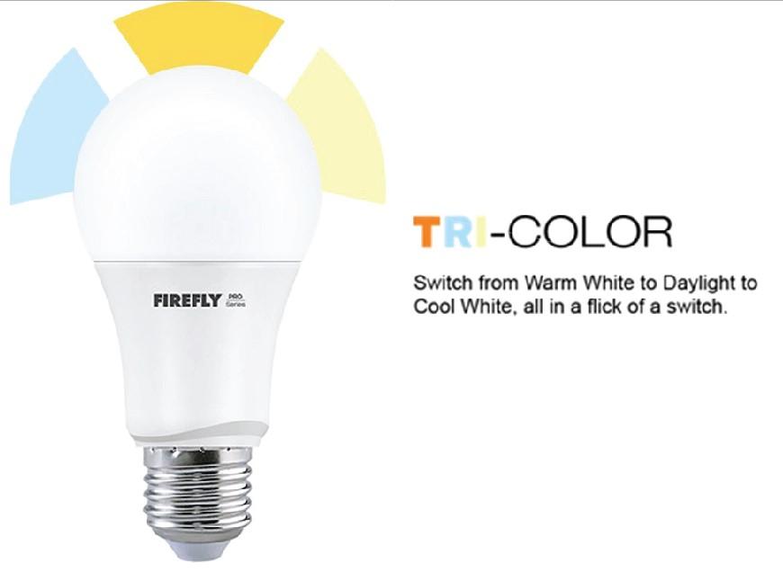 Firefly by Winland Pro Series Tricolor Tri-color LED Bulb Light 8 Watts ...