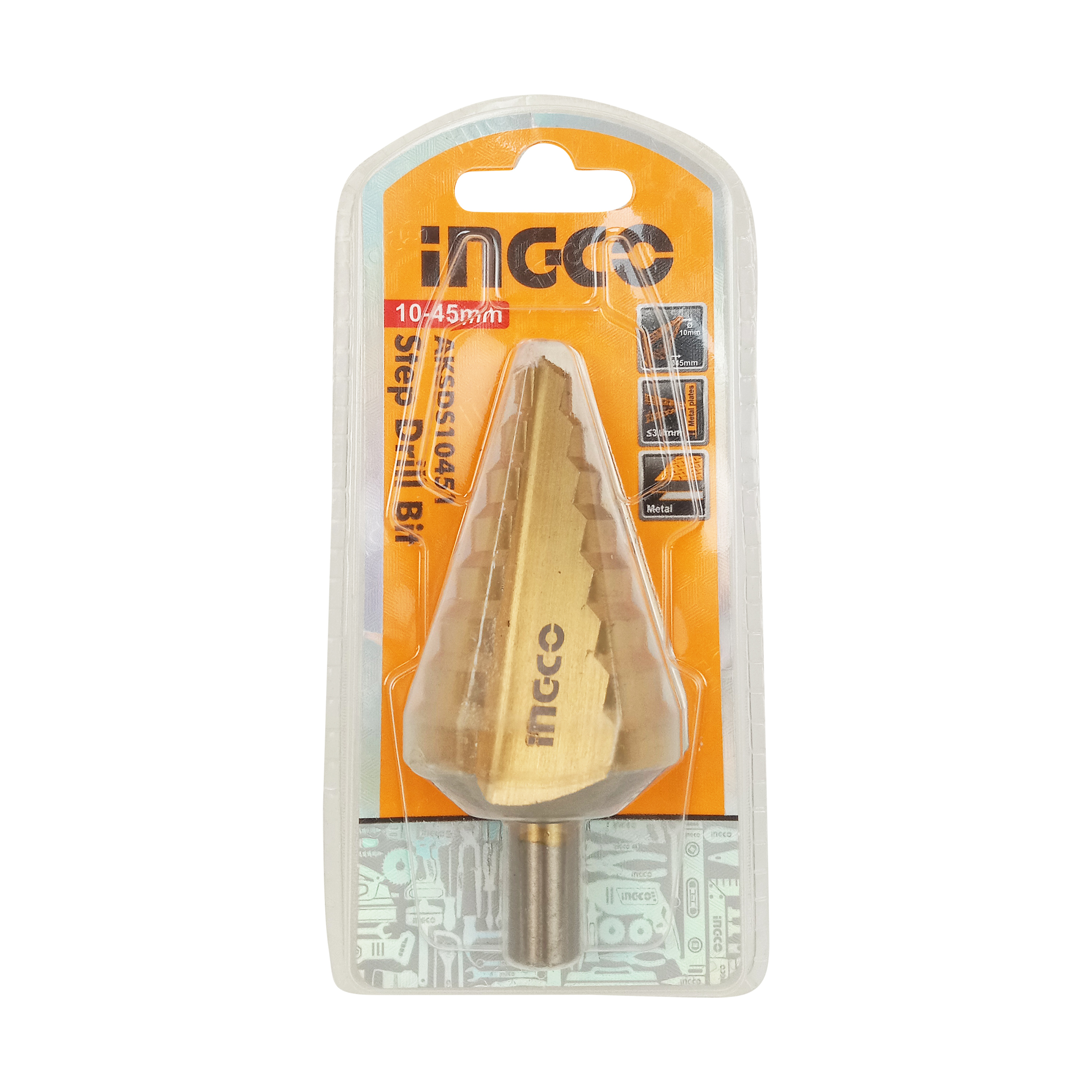 Ingco by Winland Step Drill Bit Cone Drill Bits High Speed Steel 10 ...
