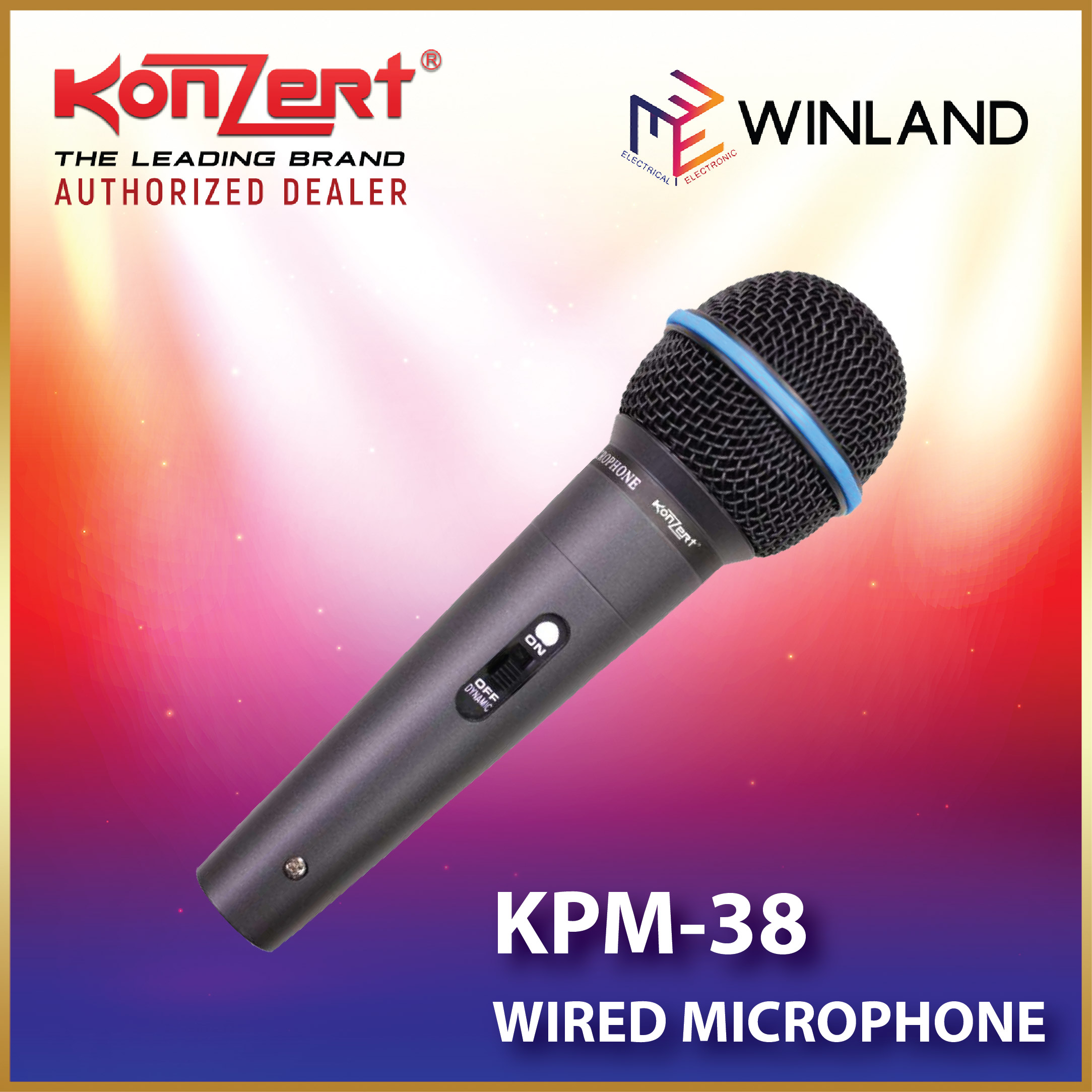 Konzert by Winland KPM-38 Wired Professional Microphone Mic Max Sound ...