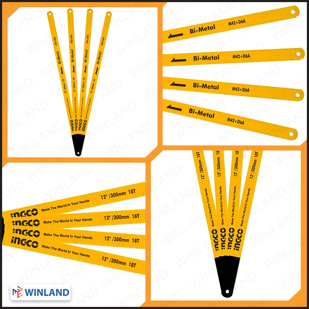 INGCO by Winland Hack Saw Bi-Metal HackSaw Blade 18T HSBB12186 (SOLD ...