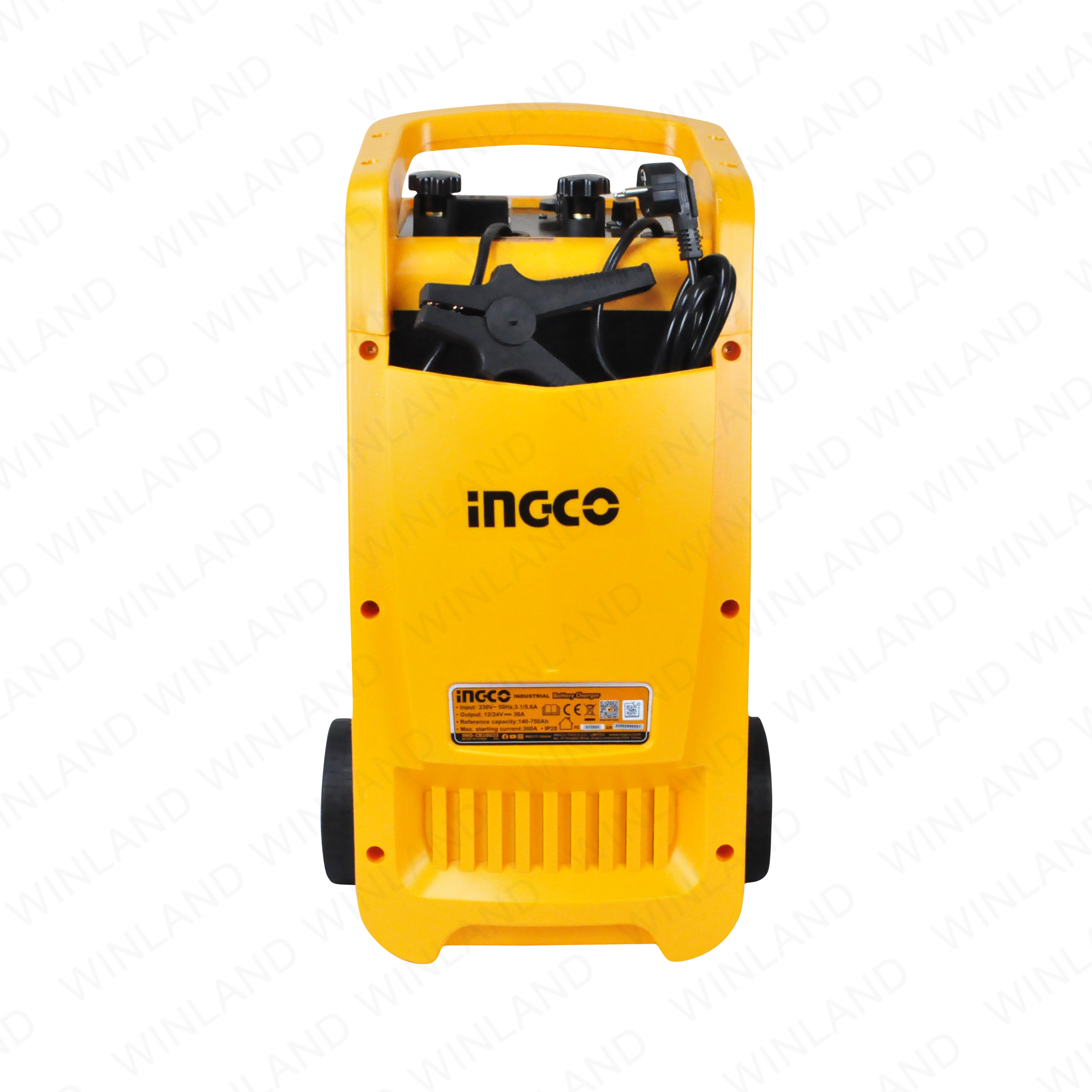 INGCO by Winland Industrial Trolley Battery Charger tower 12V / 24V ING ...