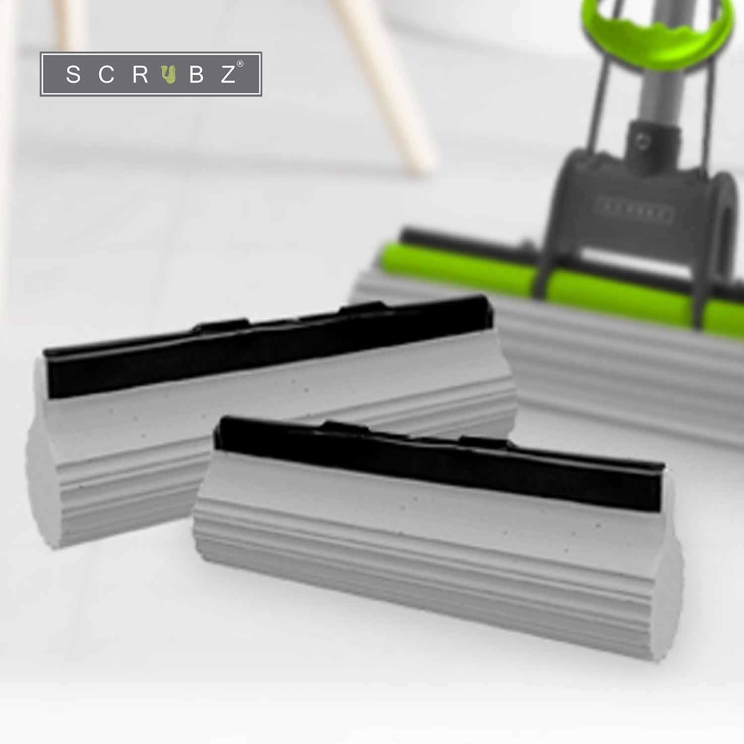 Scrubz by Winland Heavy Duty Cleaning Essentials Premium PVA Sponge Mop ...