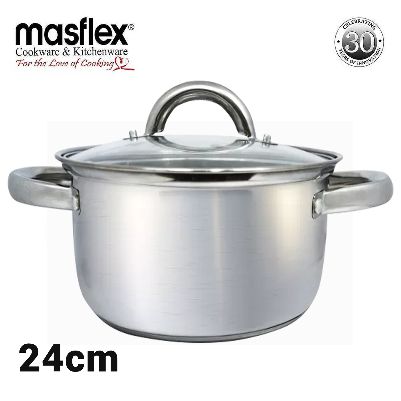 Masflex by Winland Premium Stainless Steel Induction Casserole with ...