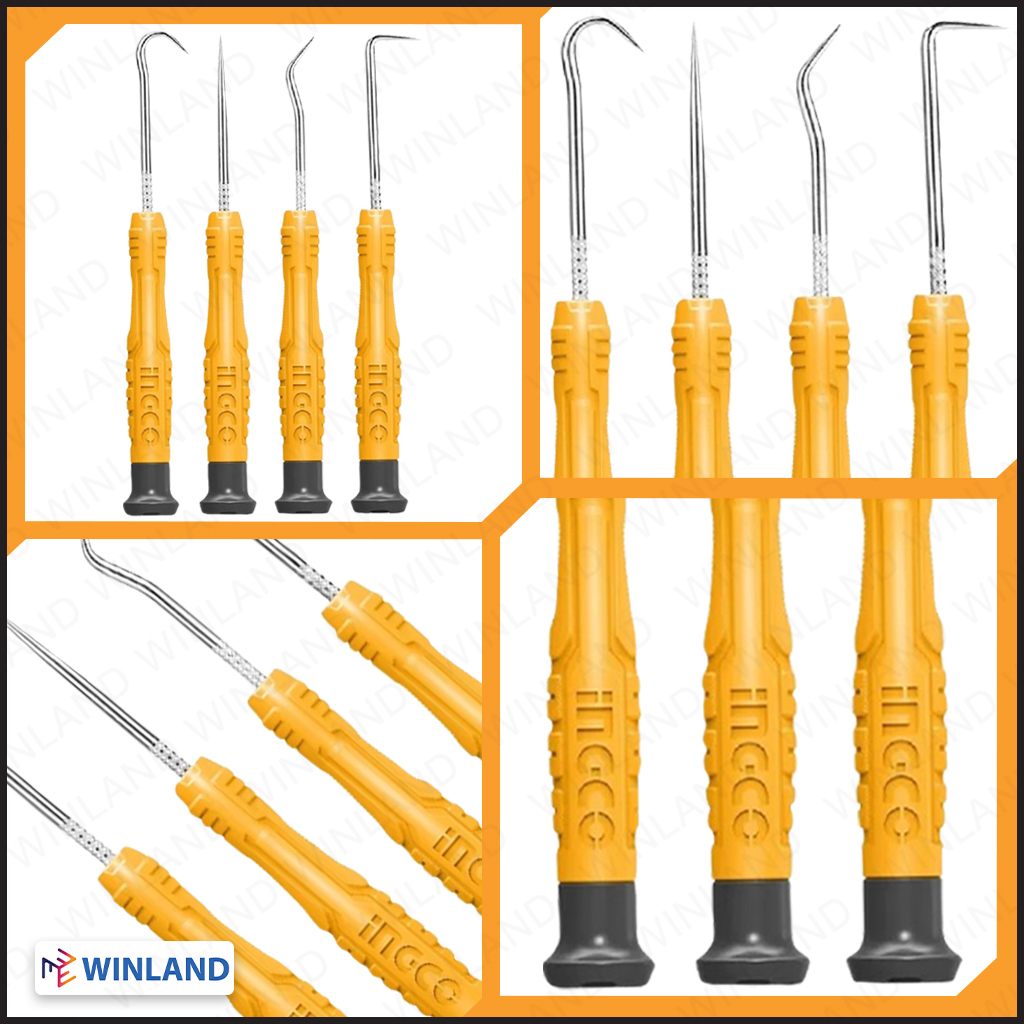 Ingco by Winland Mini Hook & Pick Set 4PCS/SET HKPHS0401 ING-HT | Lazada PH