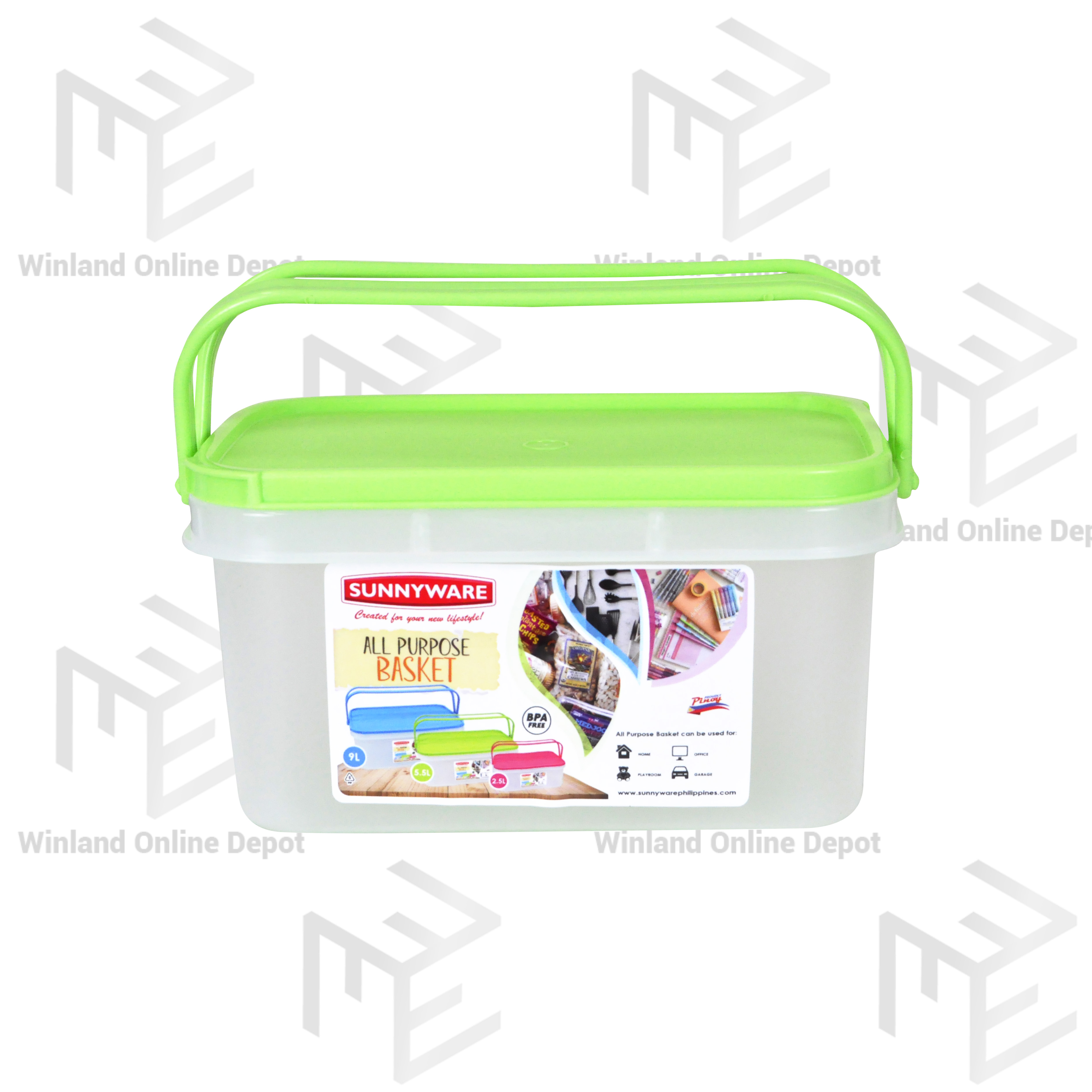 Sunnyware by Winland 2.5Liters/2500mL 1pc All Purpose Basket-Small ...