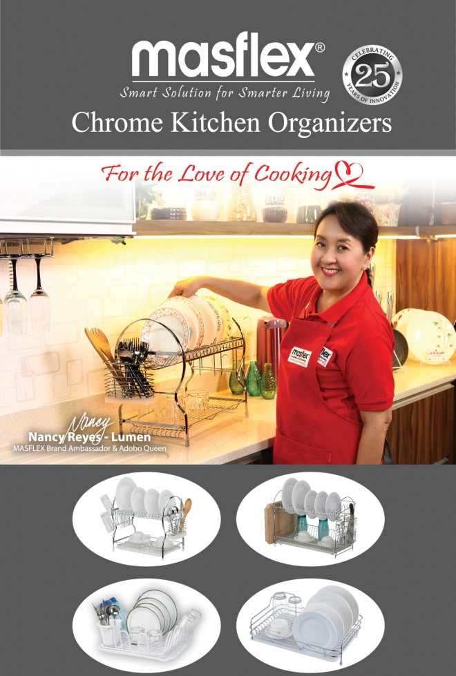 Masflex by Winland Modern Dish Organizer Tray Rack with Power Coated ...