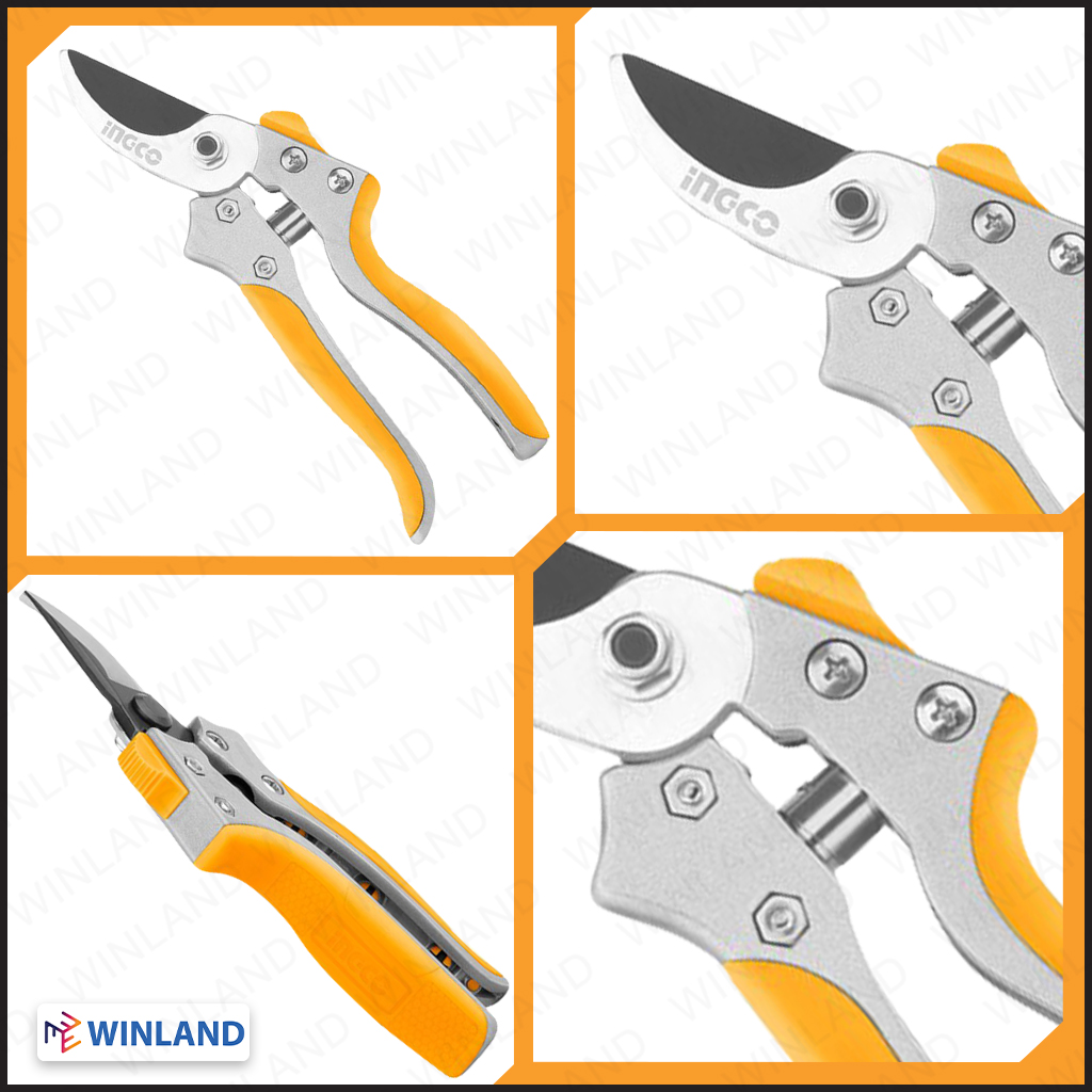Ingco by Winland Pruning Shears Garden Scissors Cutter 8 inches (205mm ...