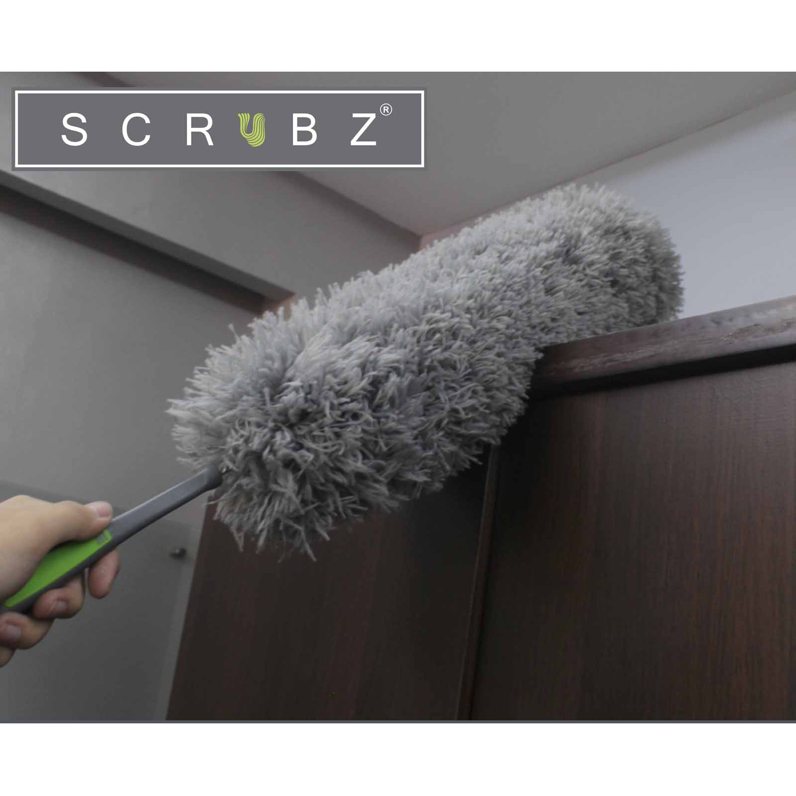 Scrubz by Winland Heavy Duty Cleaning Essentials Easy Grip Dust Remover ...