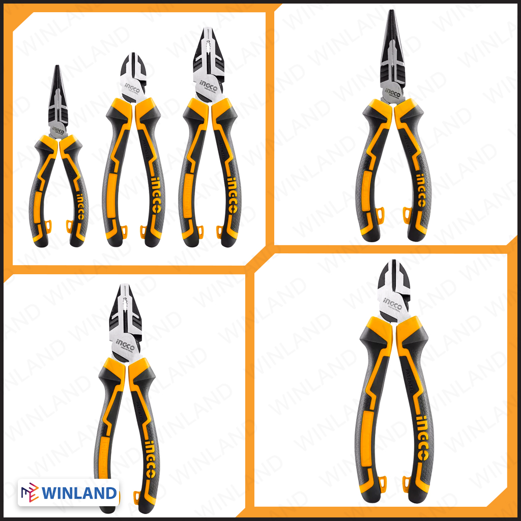 INGCO by Winland Industrial 3Pcs High Leverage Pliers Set HKHLPS2831 ING-HT | Lazada PH