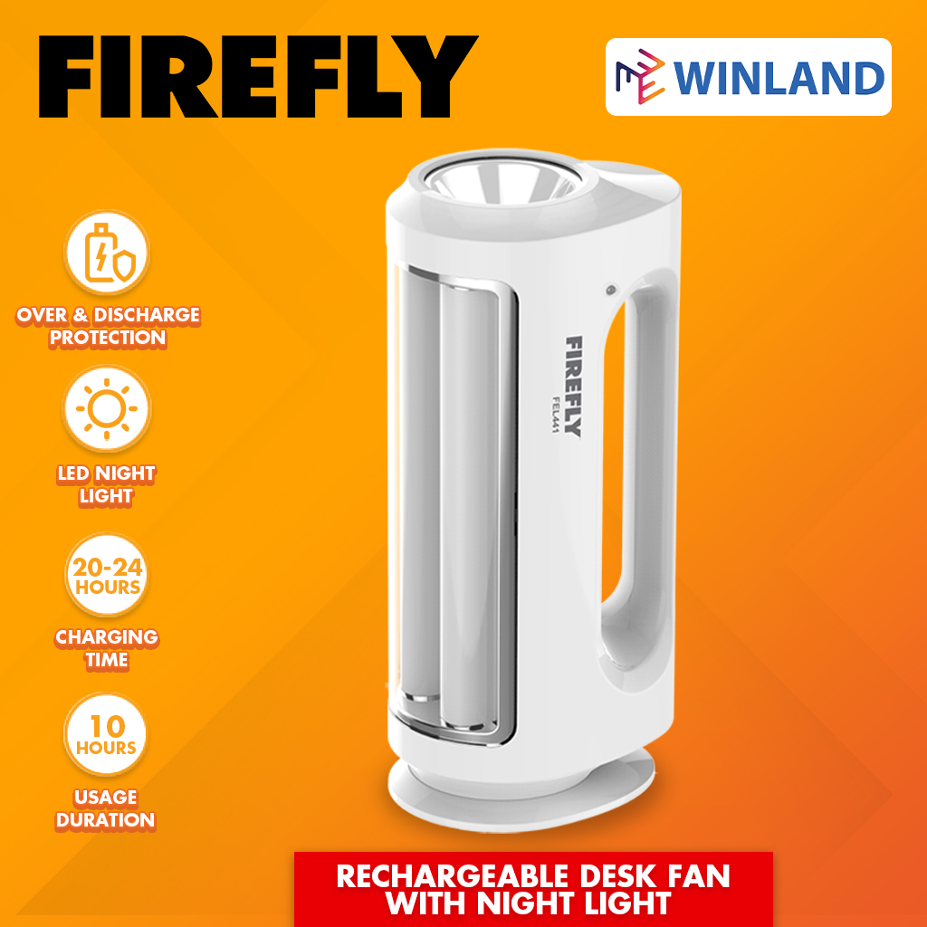 Firefly by Winland Rechargeable LED Torch Light Flashlight FEL441 ...