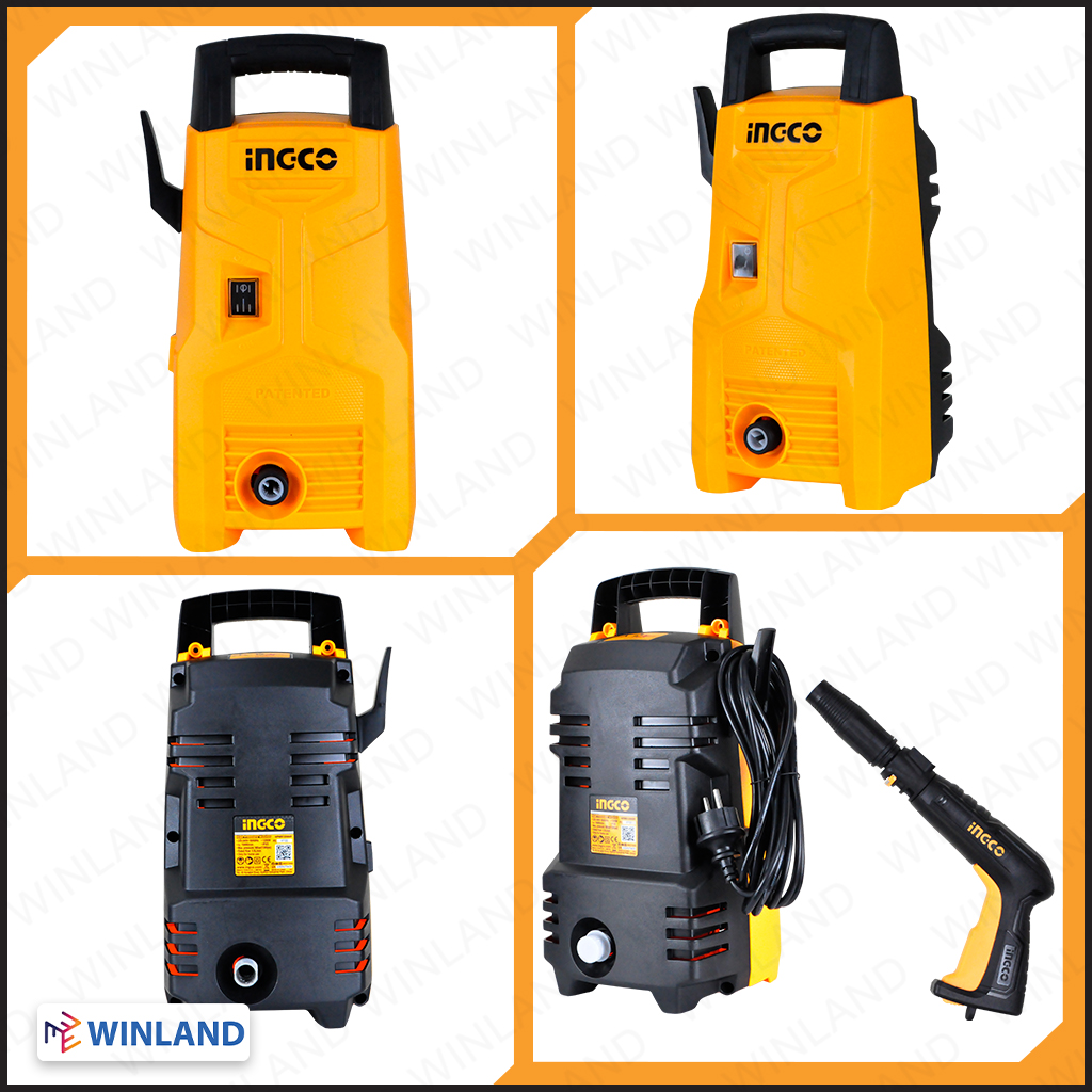 Ingco by Winland High Pressure Washer 1400W HPWR14008GP ING-PT | Lazada PH