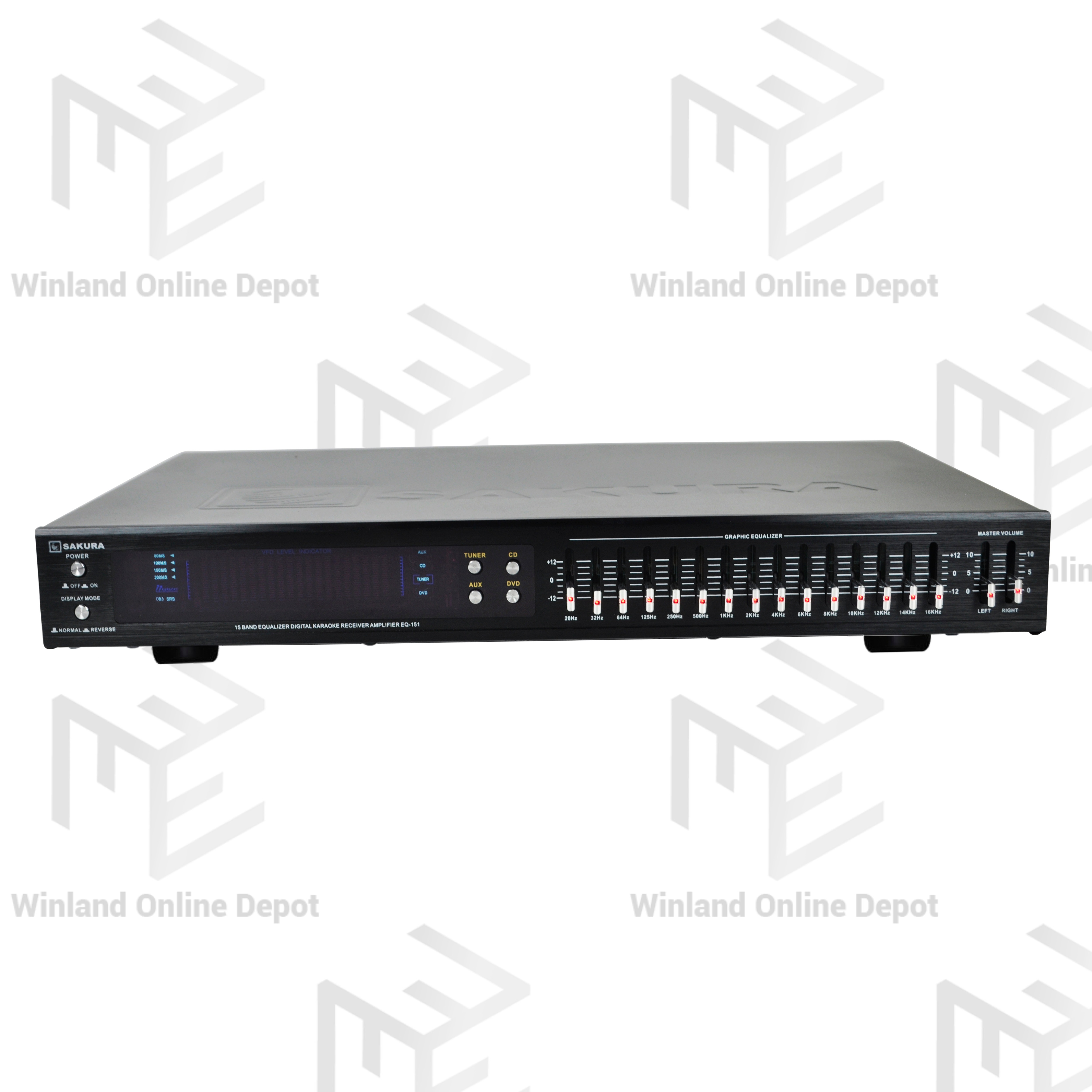 Sakura by Winland 2 Channel 15 Band Stereo Graphic Equalizer EQ-151 | Lazada PH