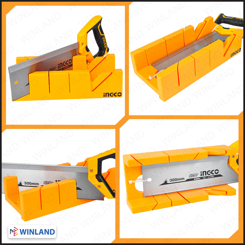 INGCO by Winland Miter Box Mitre and Back Saw Lagari SET ING-HT | Lazada PH