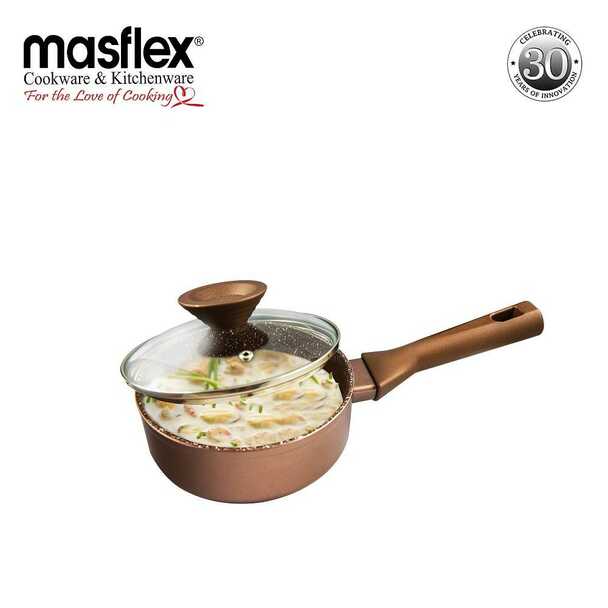 Masflex by Winland 16cm Forged Elegance Non Stick Induction Sauce Pan ...
