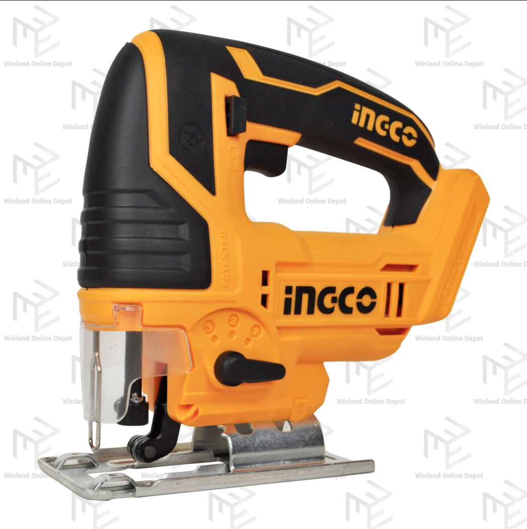 Ingco by Winland Lithium-Ion Cordless Jig Saw 20V with 5pcs blade (w ...