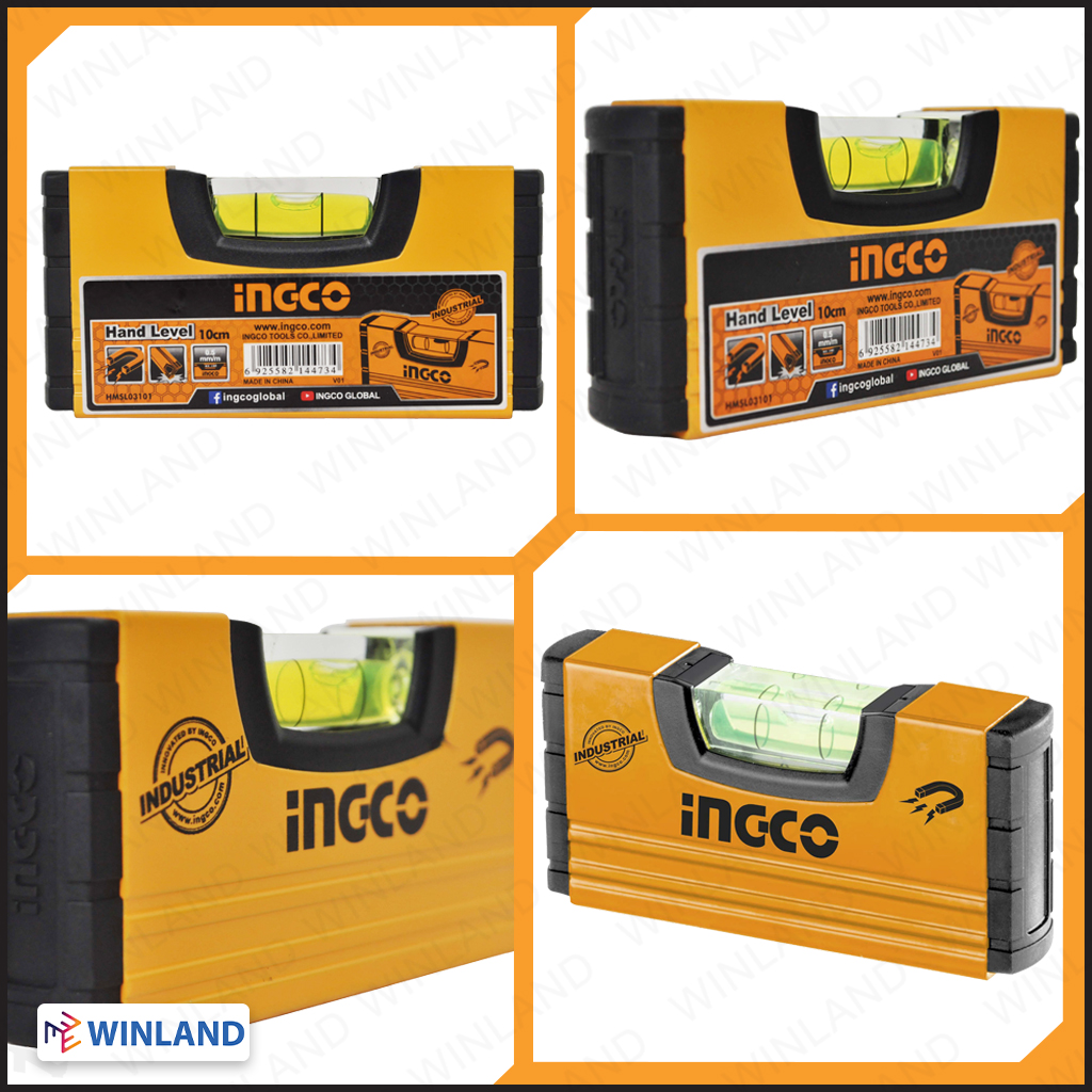 Ingco by Winland Mini Magnetized Hand Level UV Resistant 10cm HMSL03101 ...