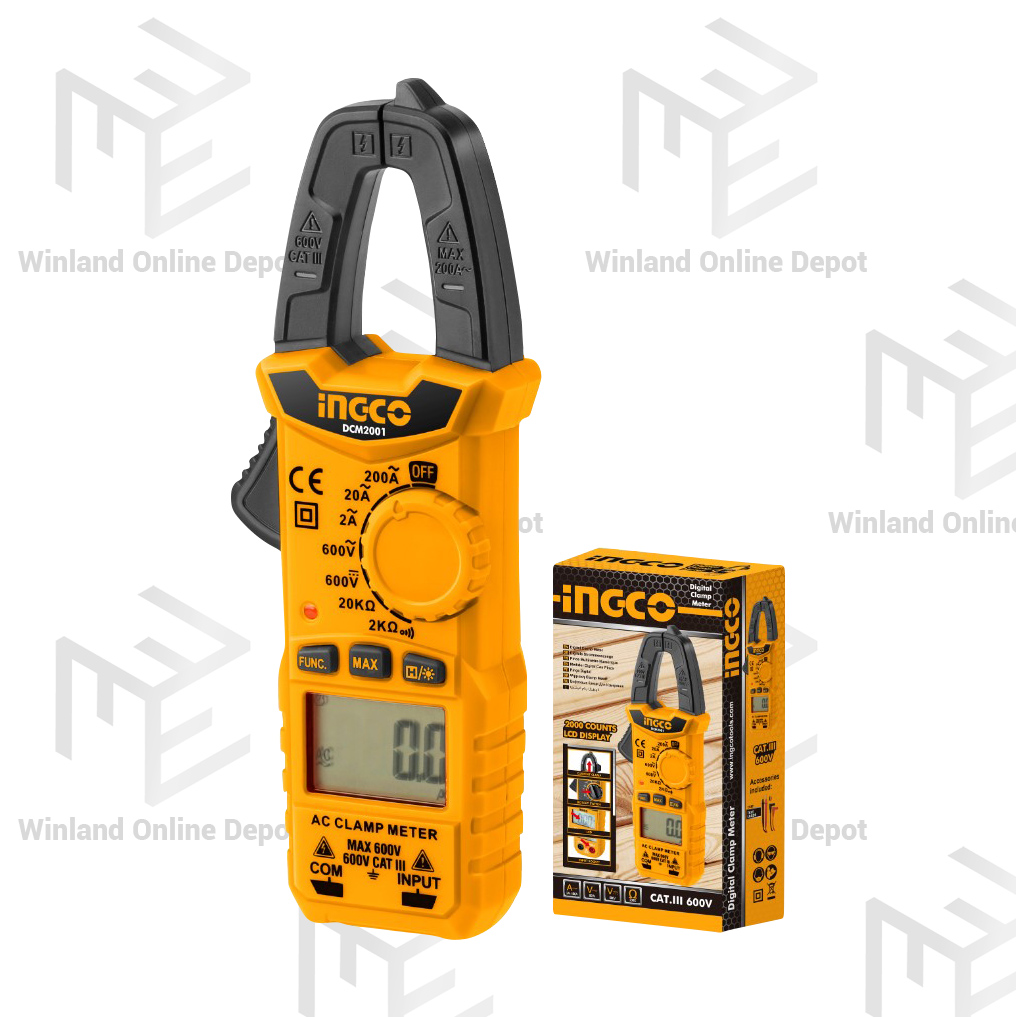 Ingco by Winland Digital AC Clamp Meter Multi Tester Multitester Multi ...