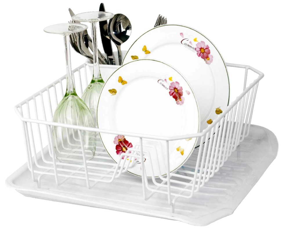 Masflex by Winland Dish Rack Organizer Tray in White Powder Coating ...