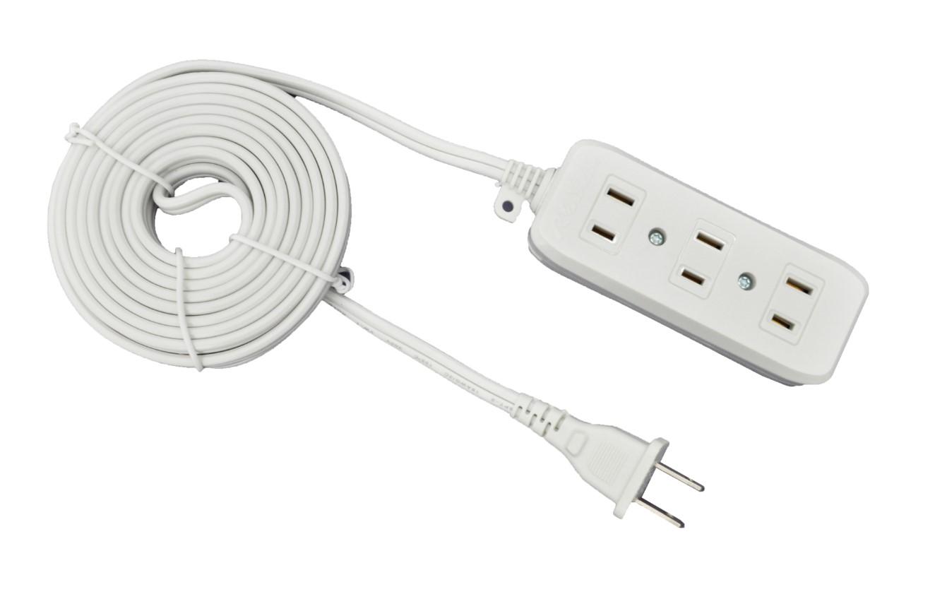 Royu by Winland Power Extension Cord Cable Wire 4 meters Wire 4 Outlets ...