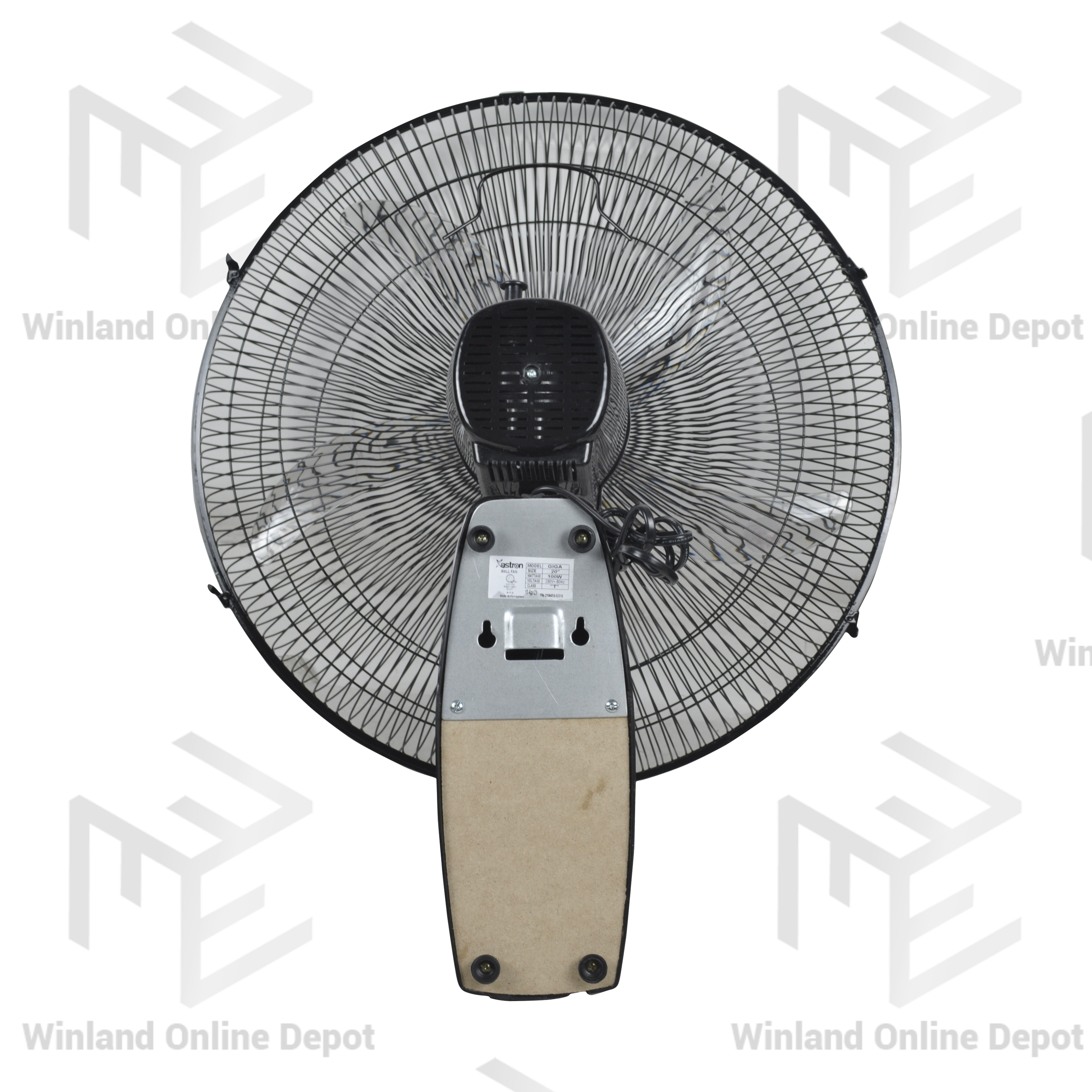 Astron by Winland Powerful 5 Leaf Blade GIGA 20inch Wall Fan | Electric ...