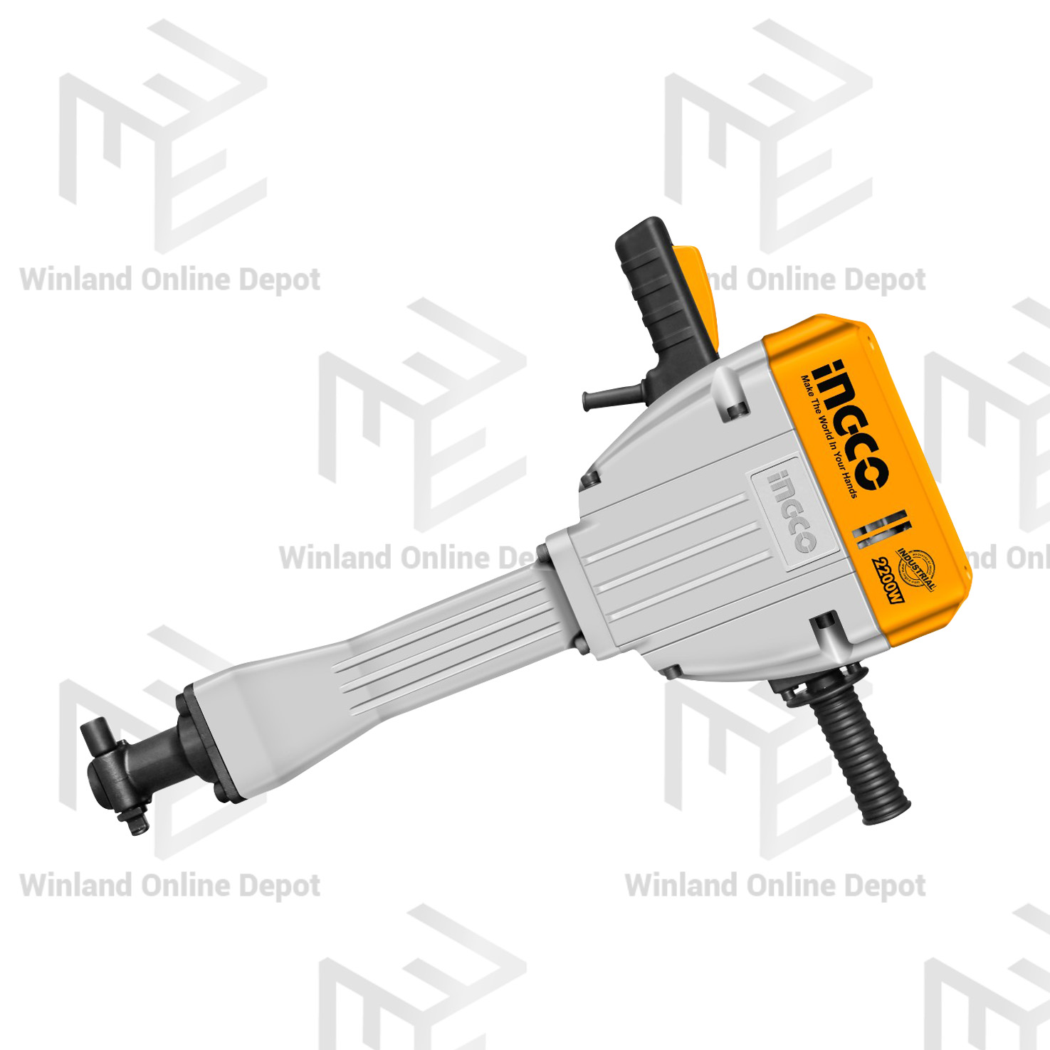 Ingco by Winland Demolition Hammer w/ Anti Vibration System 2200W ...