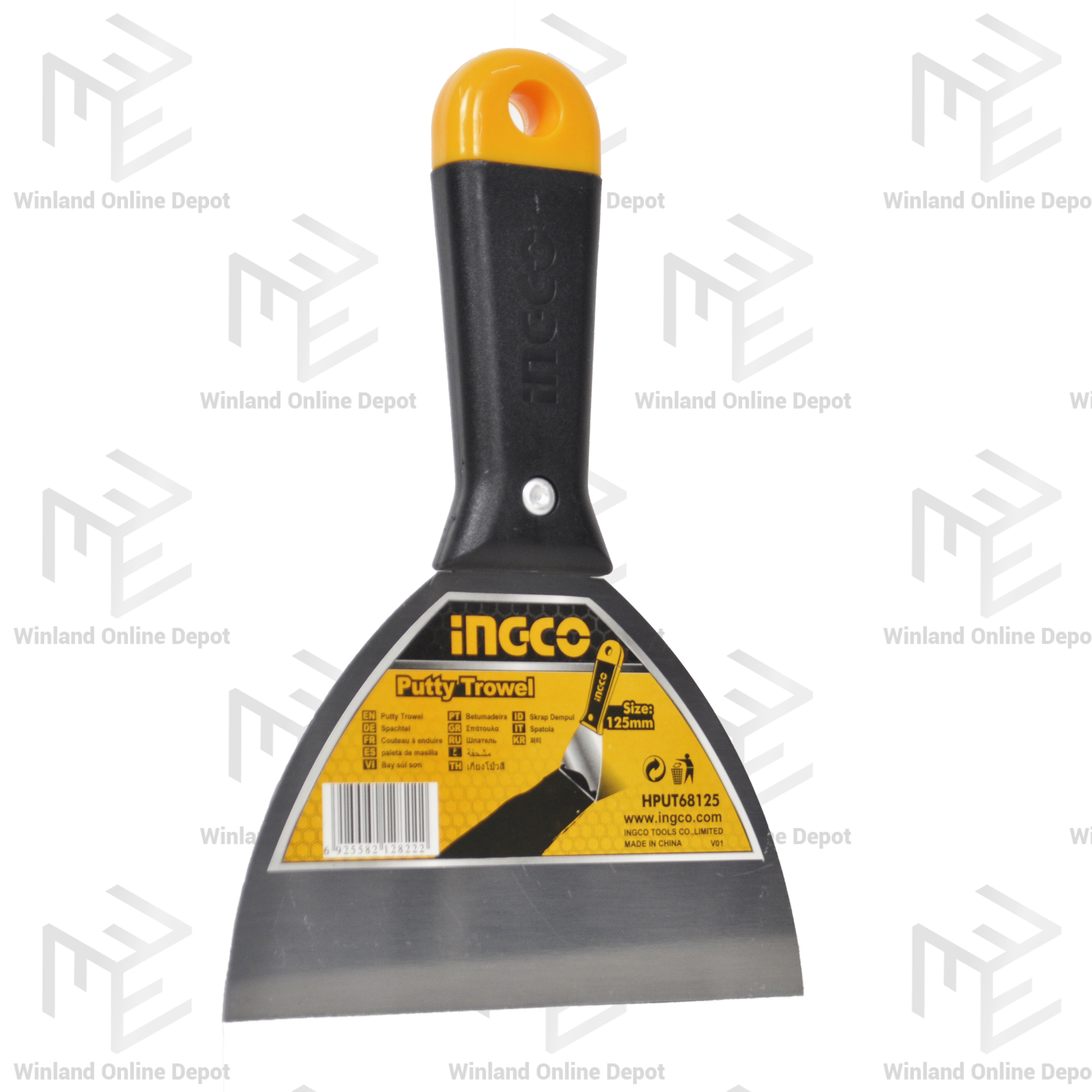 INGCO by Winland Putty Trowel Stainless with Soft Grip Handle 125mm ...